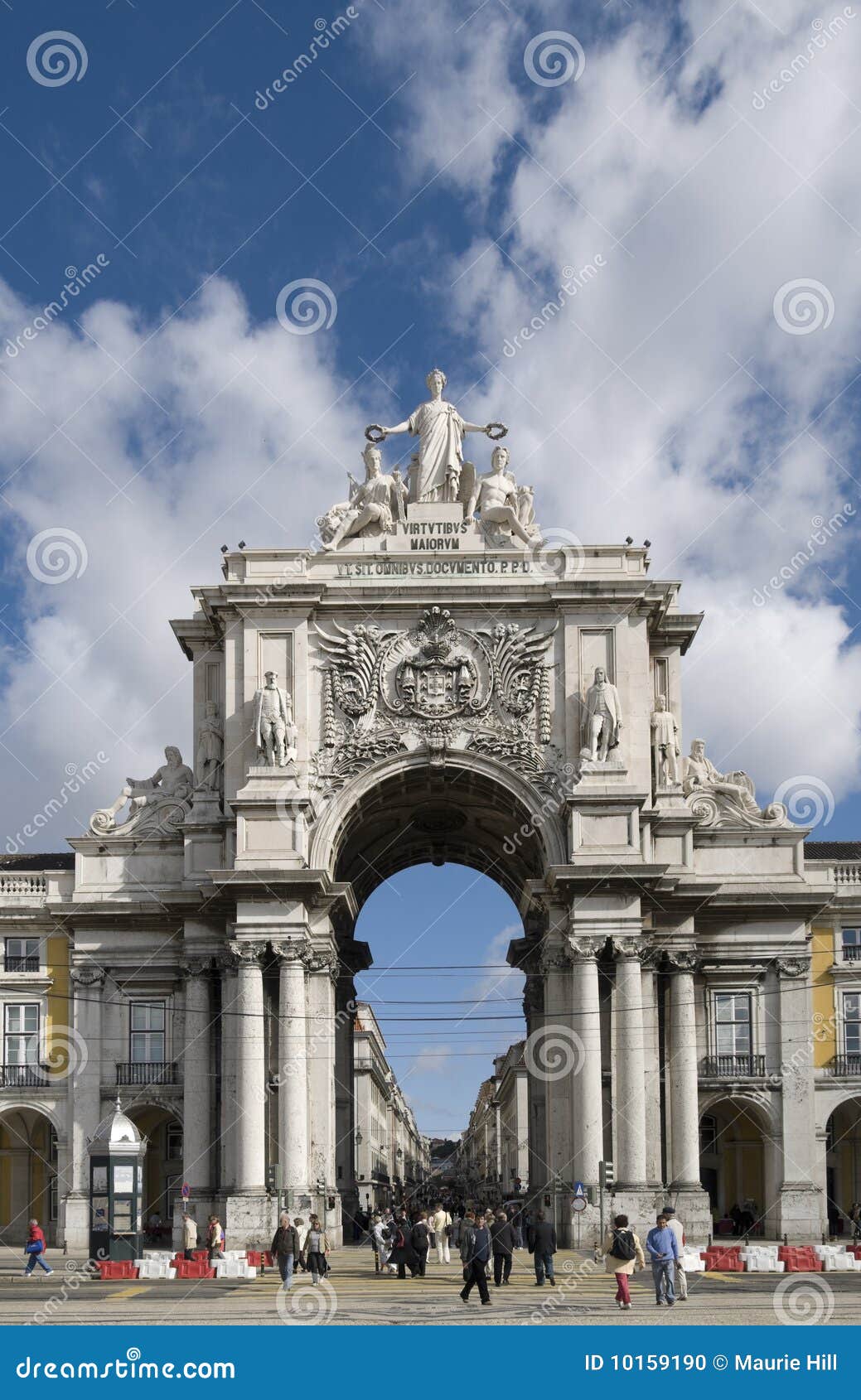 City Gate, Lisbon editorial image. Image of piazza, dominance - 10159190