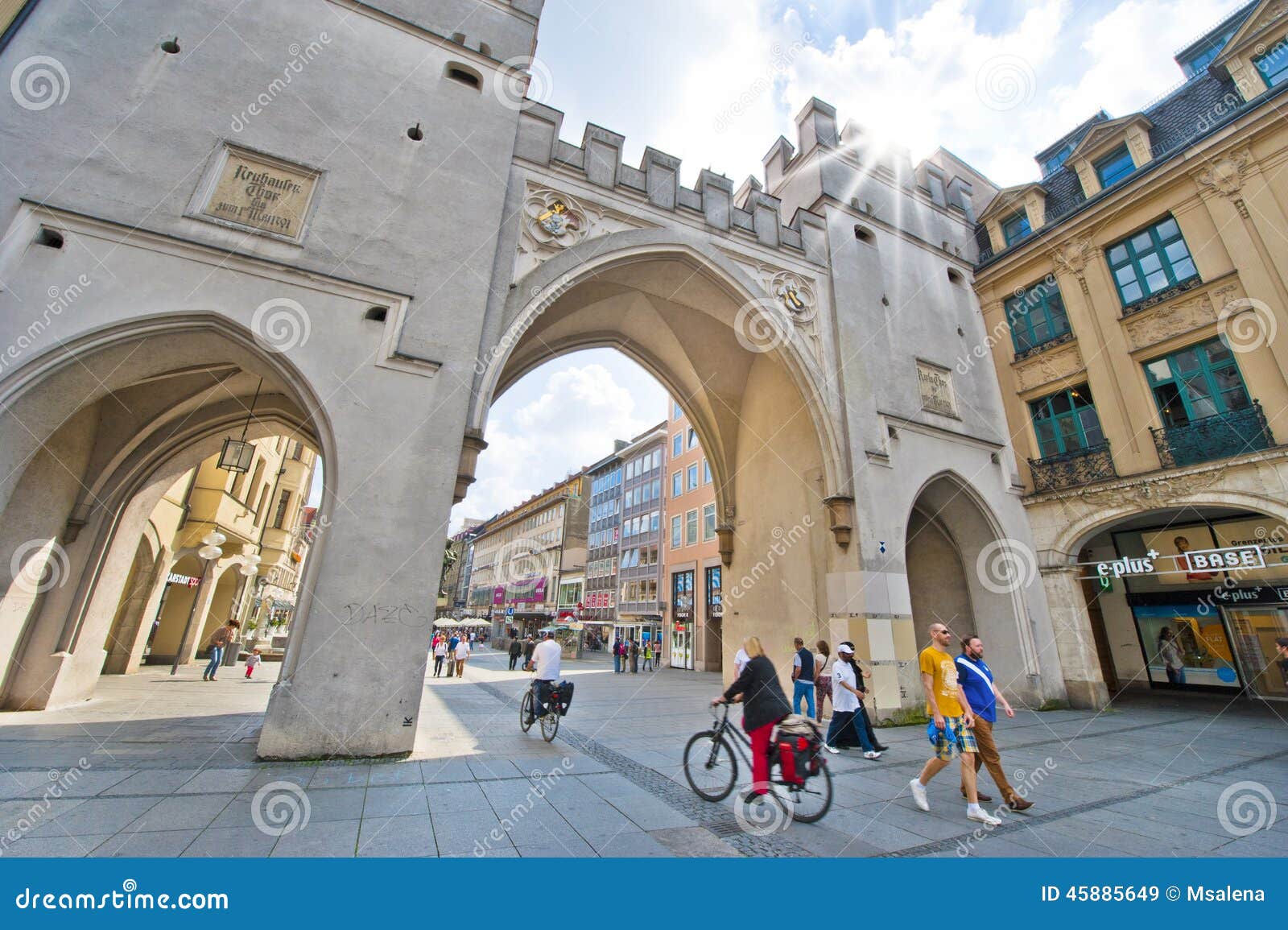 City Gates editorial stock image. Image of building, city - 45885649