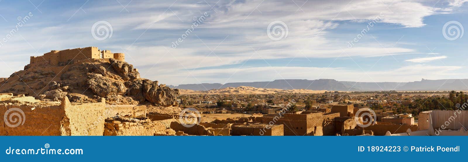 City of Ghat, Akakus (Acacus) Mountains, Libya Stock Image - Image of ...