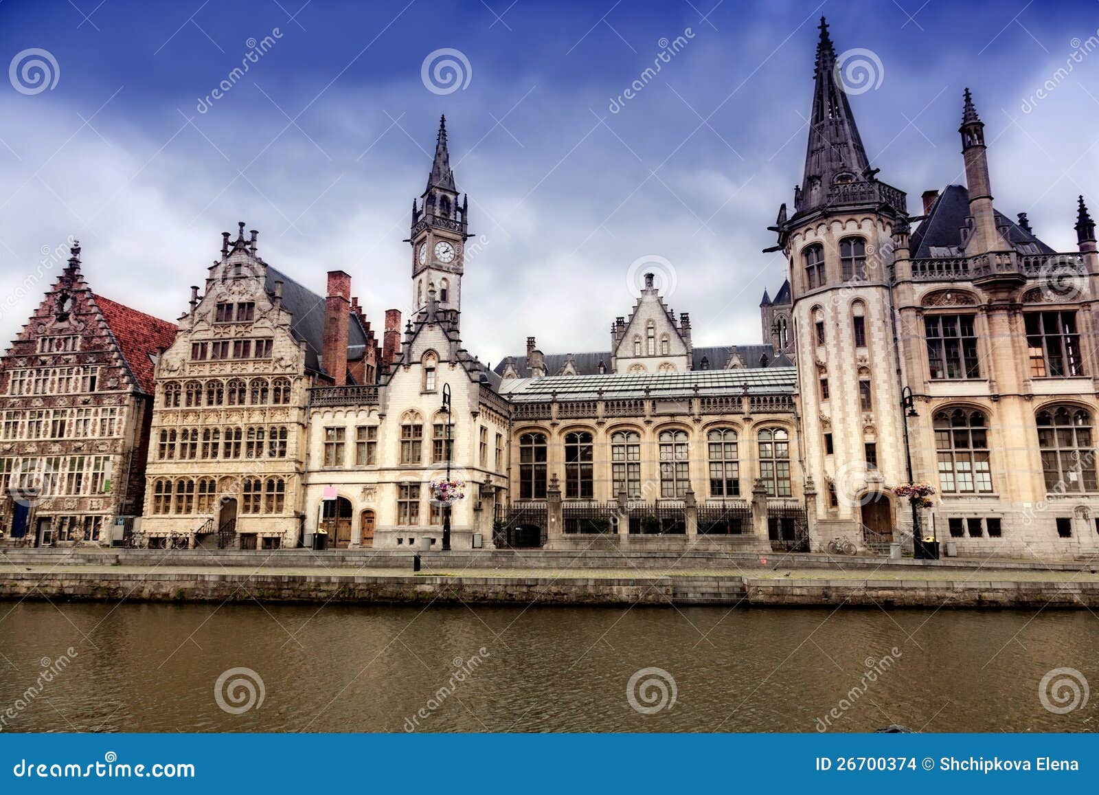 City of Ghent, Belgium stock photo. Image of life, city - 26700374