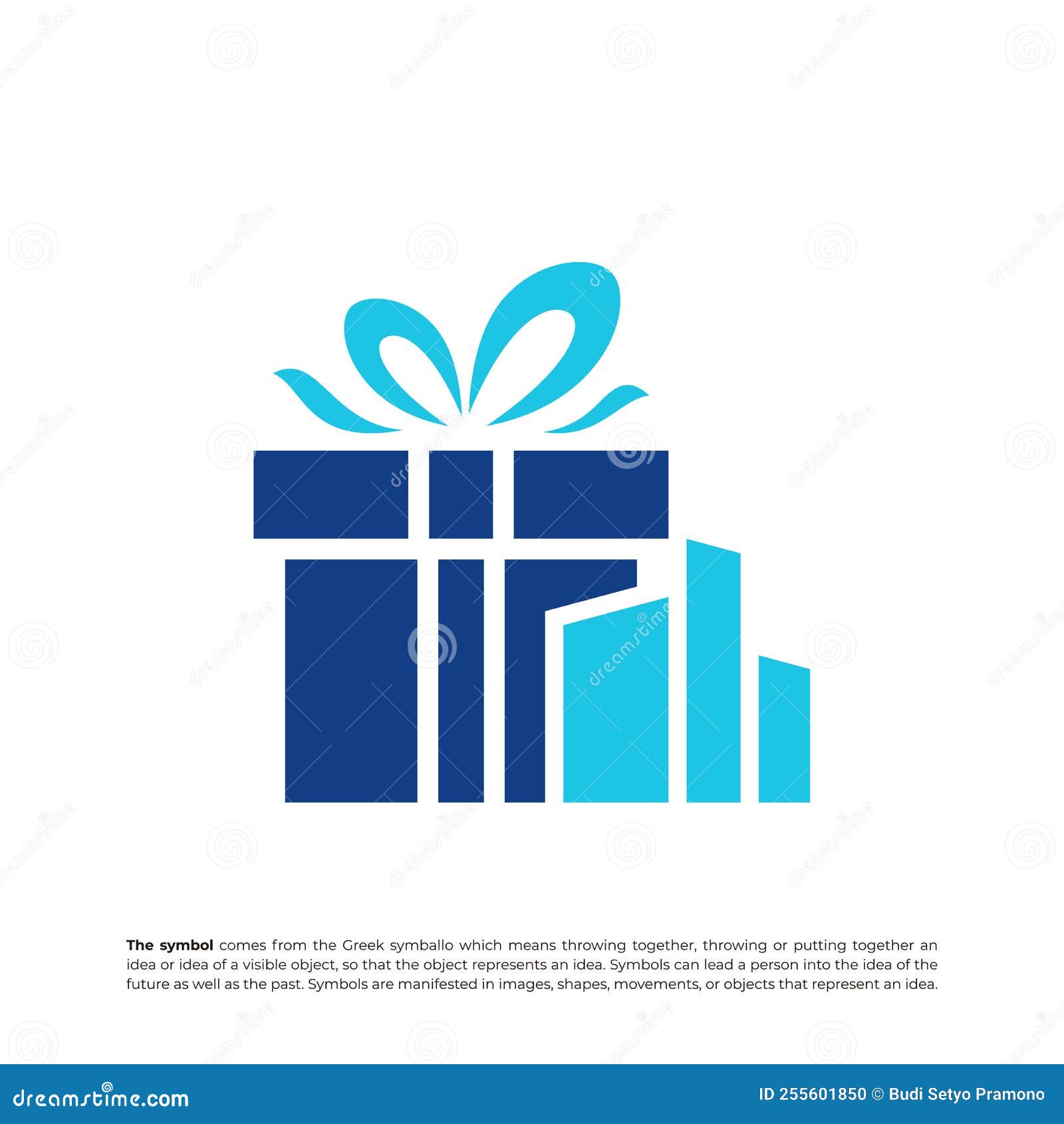 City Gift Logo Design Template. Gift City Logo Concept Vector Stock ...