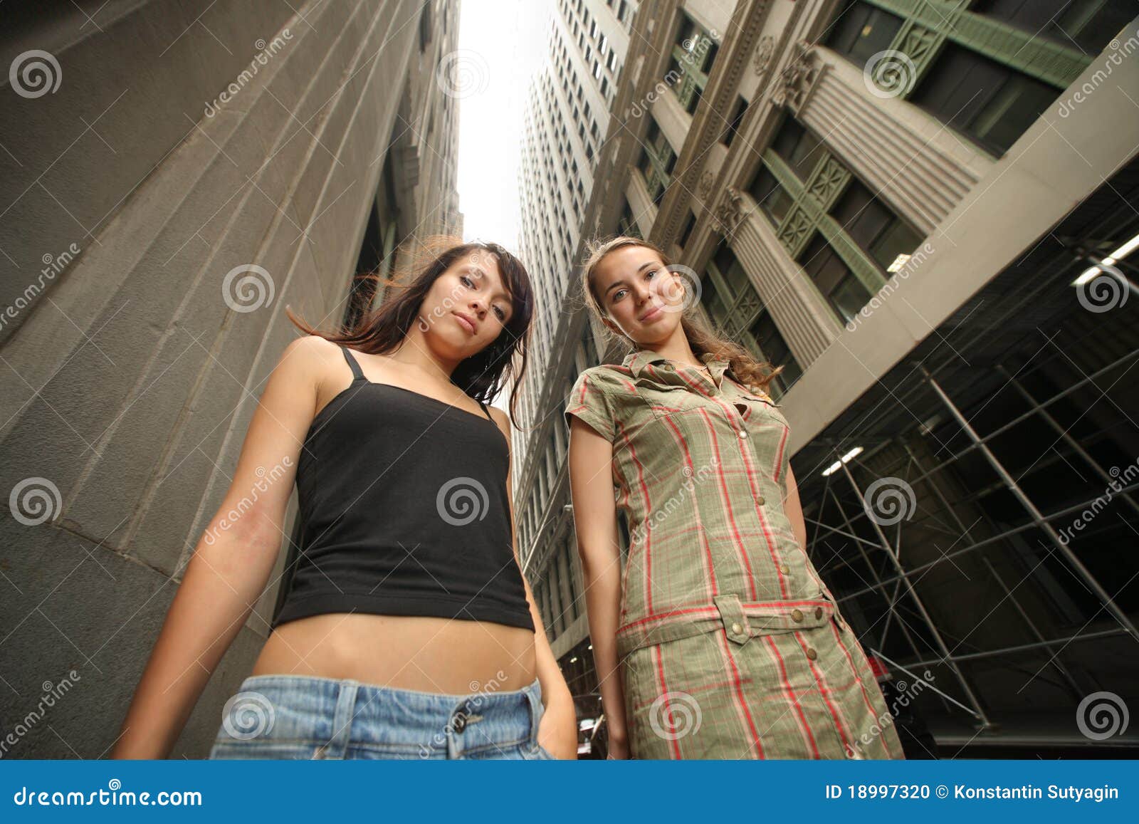City girls stock photo. Image of happy, look, caucasian - 18997320