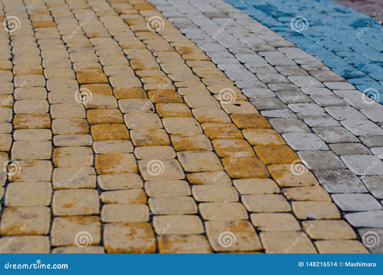 Pavement Geometry. Artistic Look In Black And White. Royalty-Free Stock ...