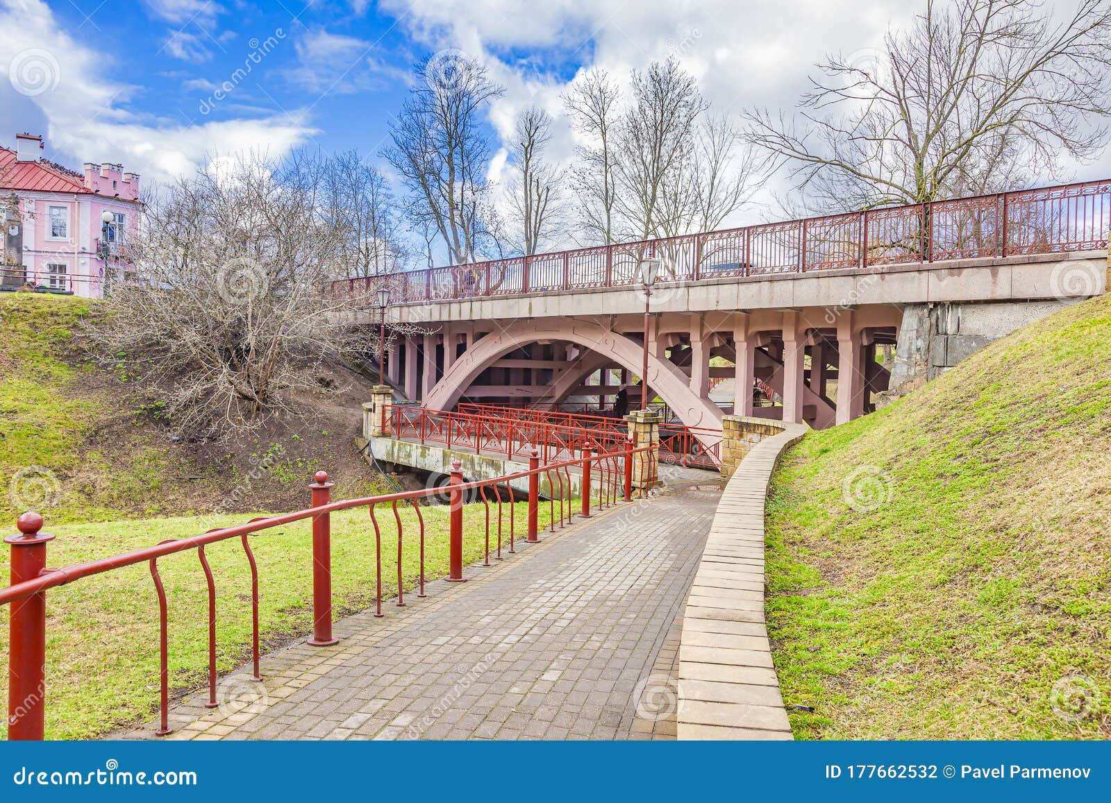 The City of Grodno. City Park Stock Photo - Image of belarus, portage ...