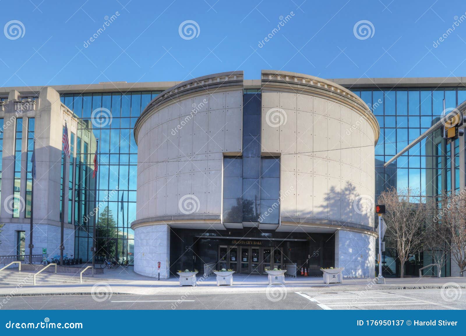 City Hall in Atlanta, Georgia Editorial Photography - Image of hall ...