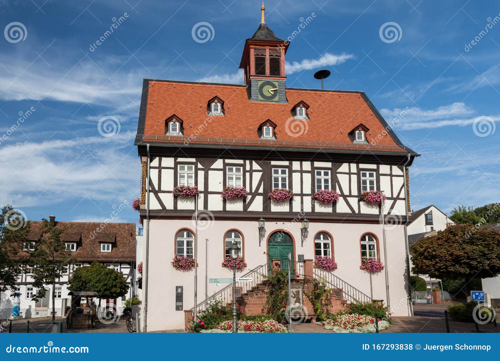 City hall of Bad Vilbel stock photo. Image of vilbel - 167293838