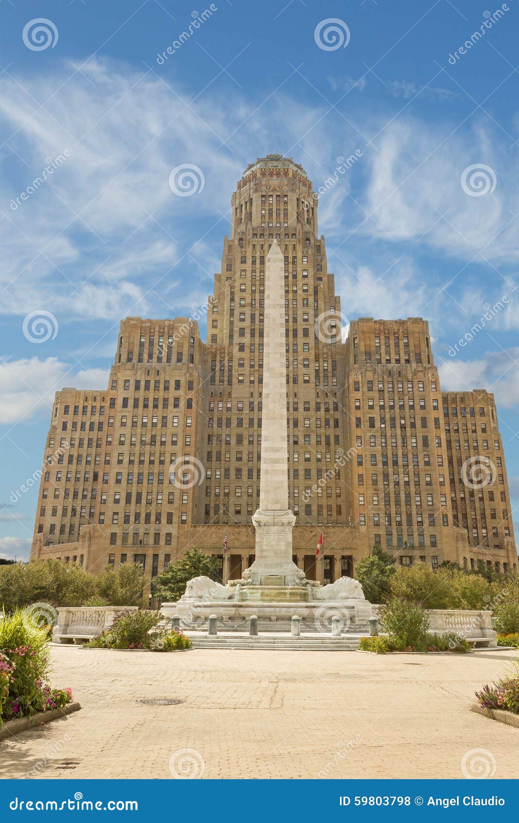 City Hall, Buffalo New York Stock Photo - Image of state, downtown ...