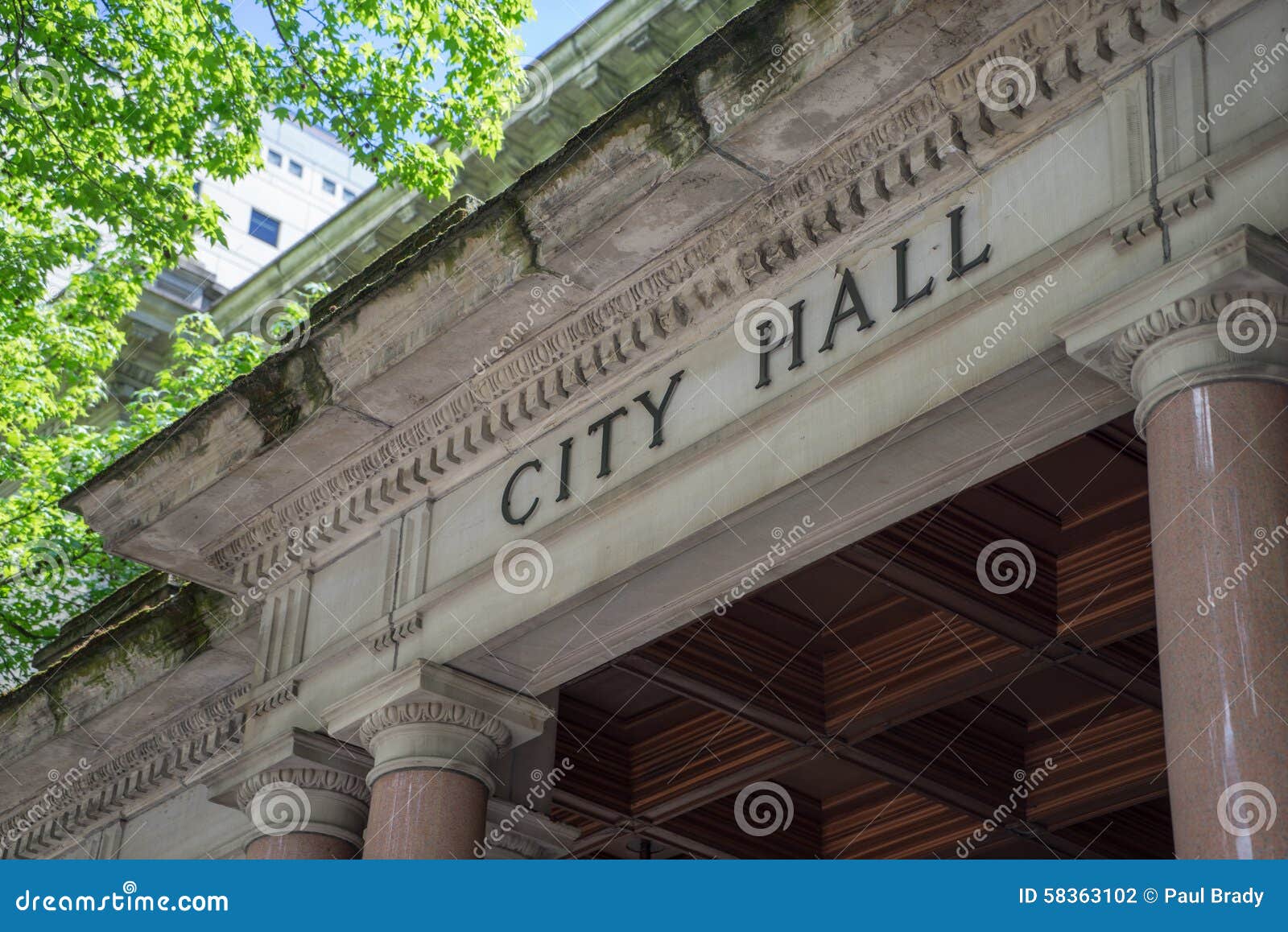 City Hall Building stock photo. Image of community, power - 58363102