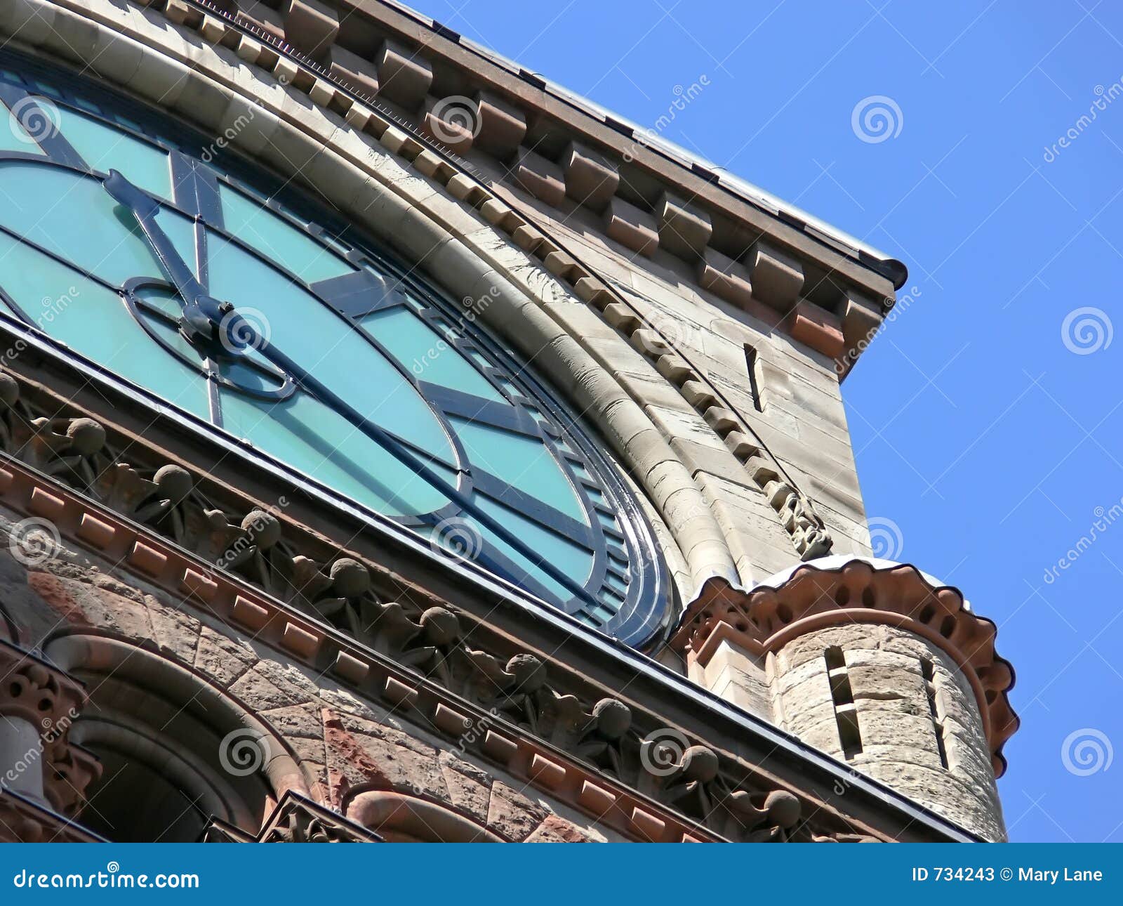 City Hall Clock stock image. Image of historic, toronto - 734243
