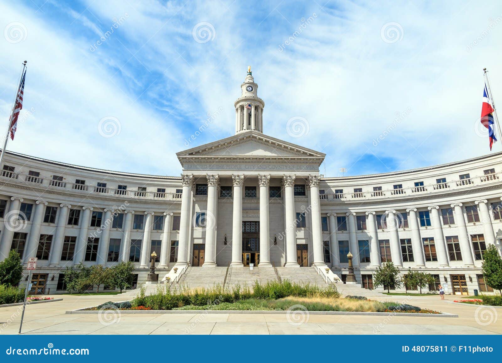 City Hall in Downtown of Denver Stock Image - Image of travel, grand ...