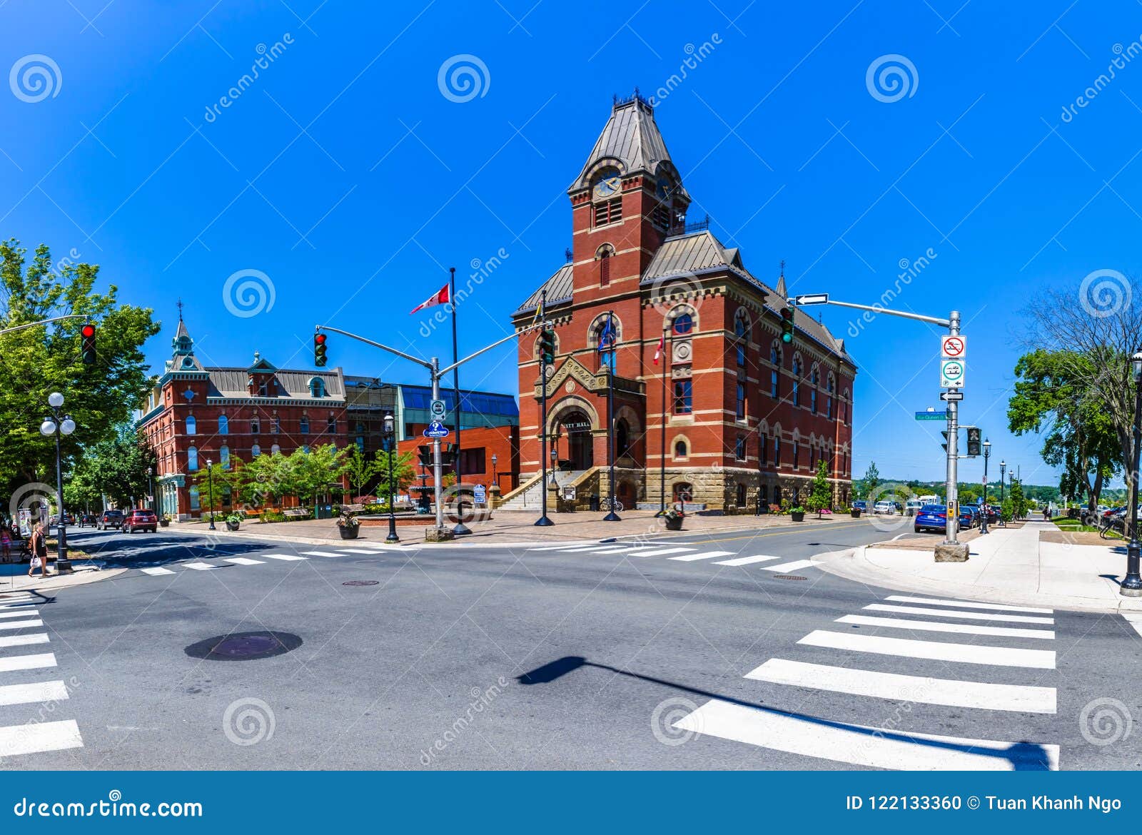City Hall, Fredericton, New Brunswick, Canada Editorial Image - Image ...