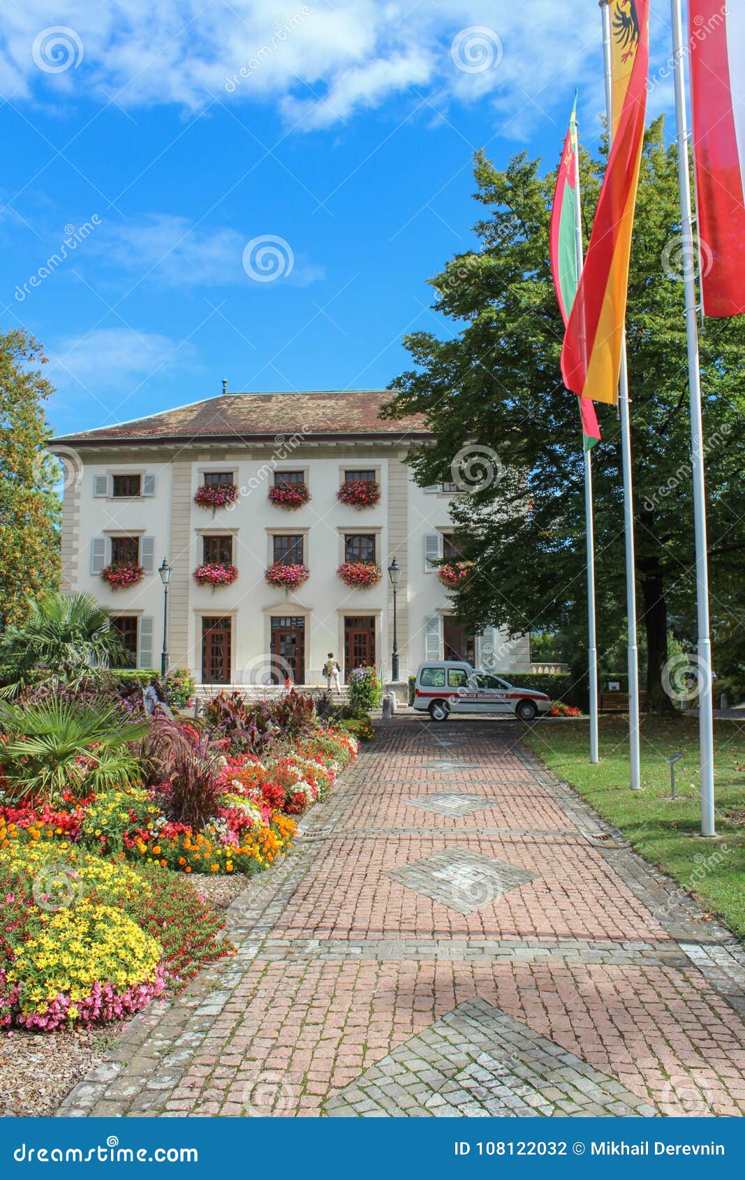 City hall of Geneva stock photo. Image of city, life - 108122032