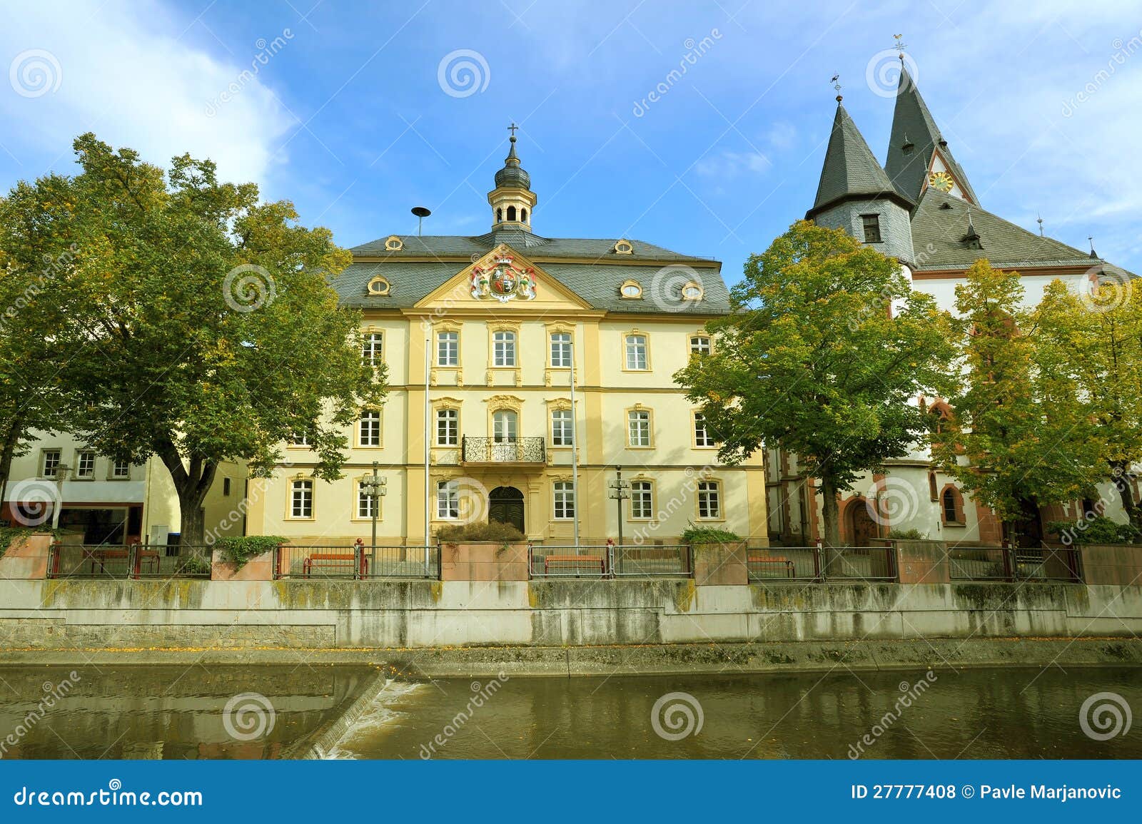 City hall in Kirn, Germany stock photo. Image of city - 27777408