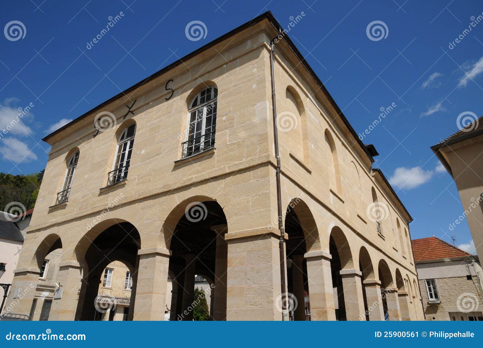 The City Hall of La Roche Guyon Stock Image - Image of town, symbol ...