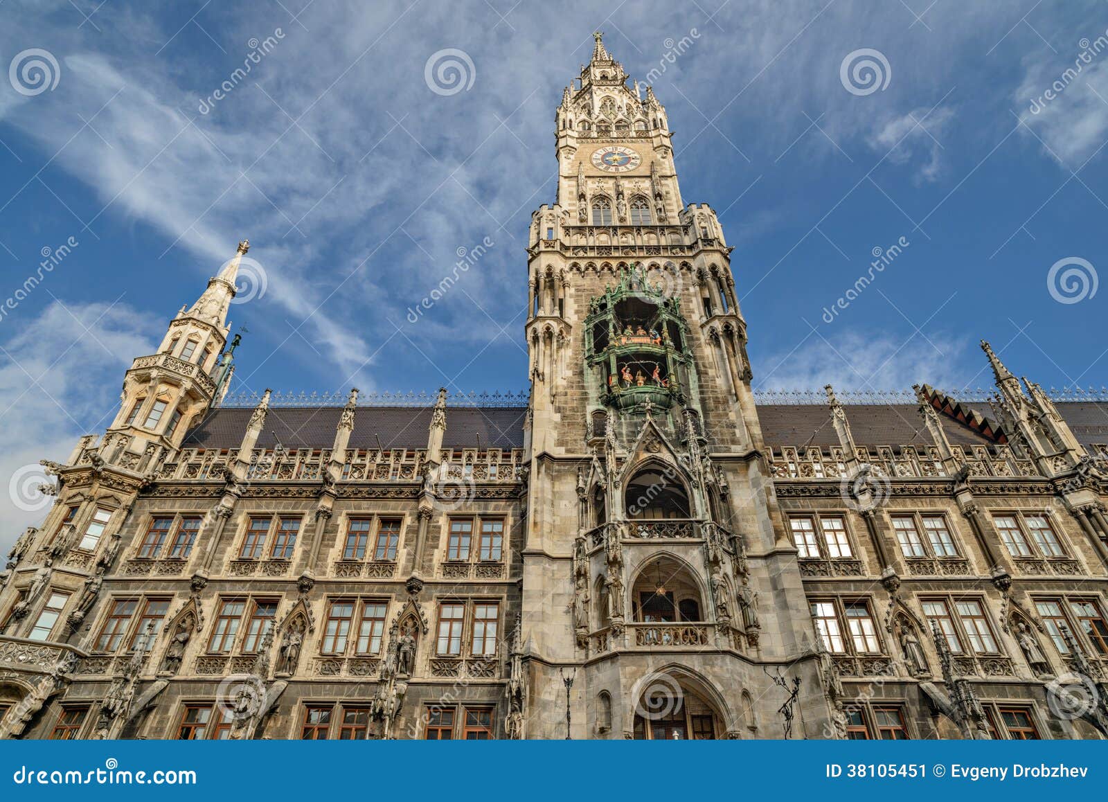 City Hall in Munich, Germany Stock Image - Image of historic, spike ...