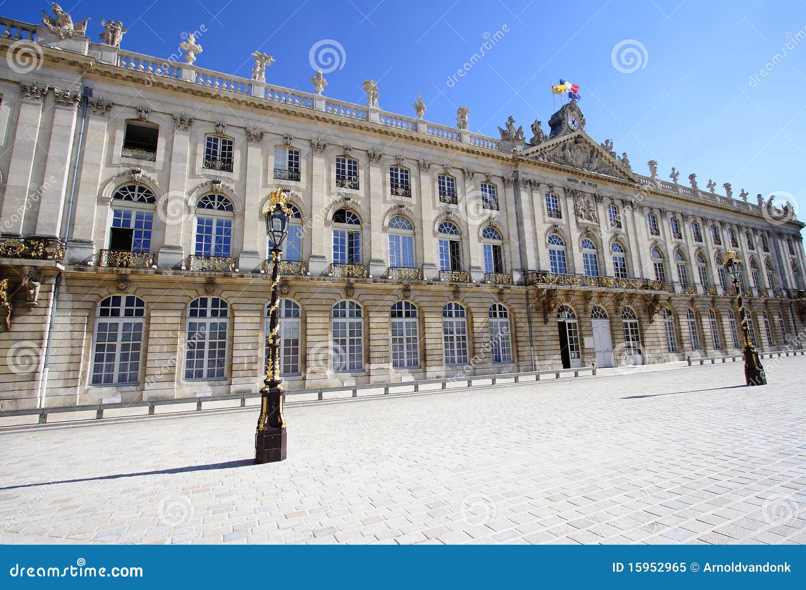 City hall of Nancy stock image. Image of bricks, regal - 15952965