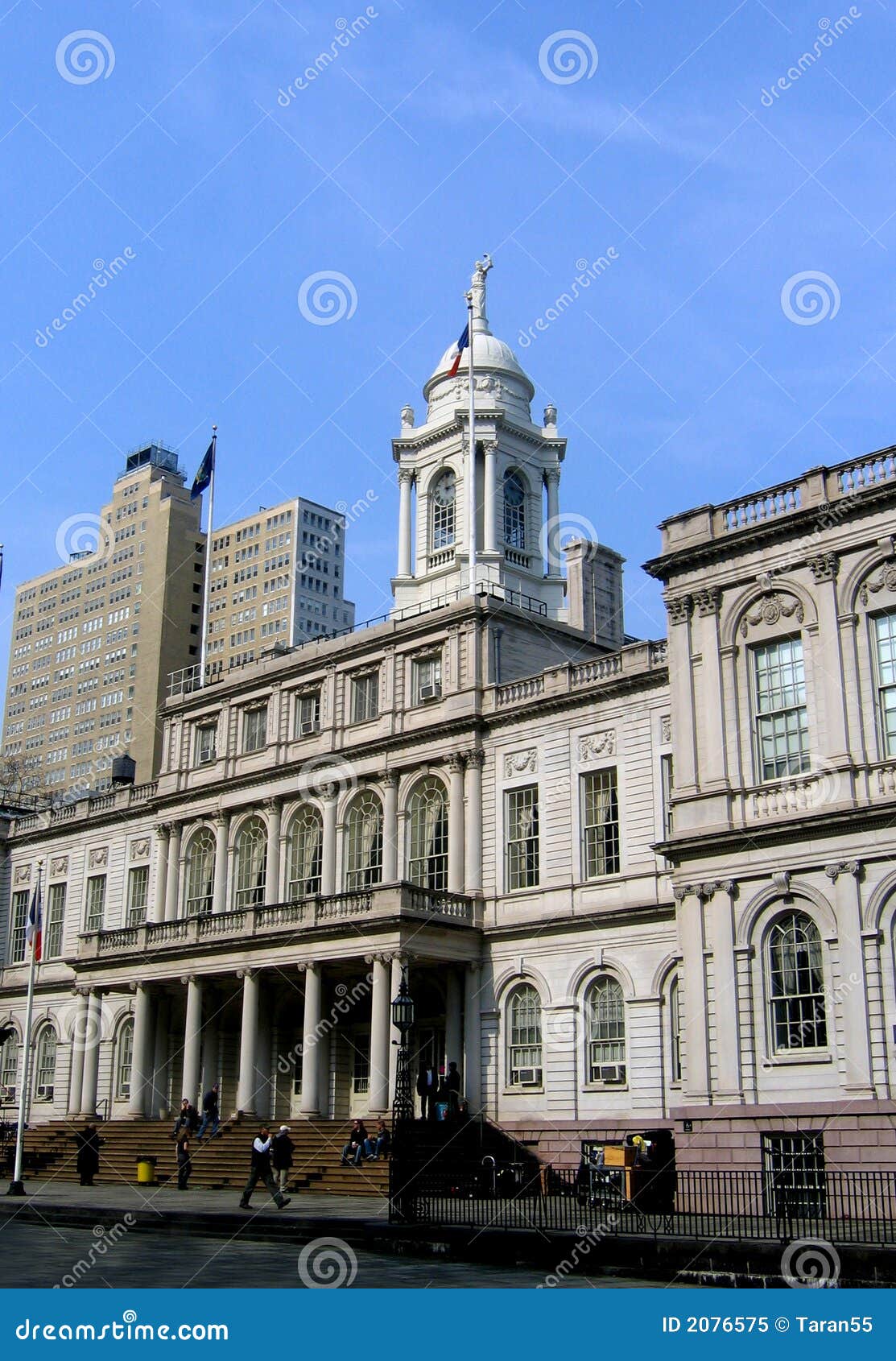 City Hall in New York (2), Front Stock Image - Image of ametican ...