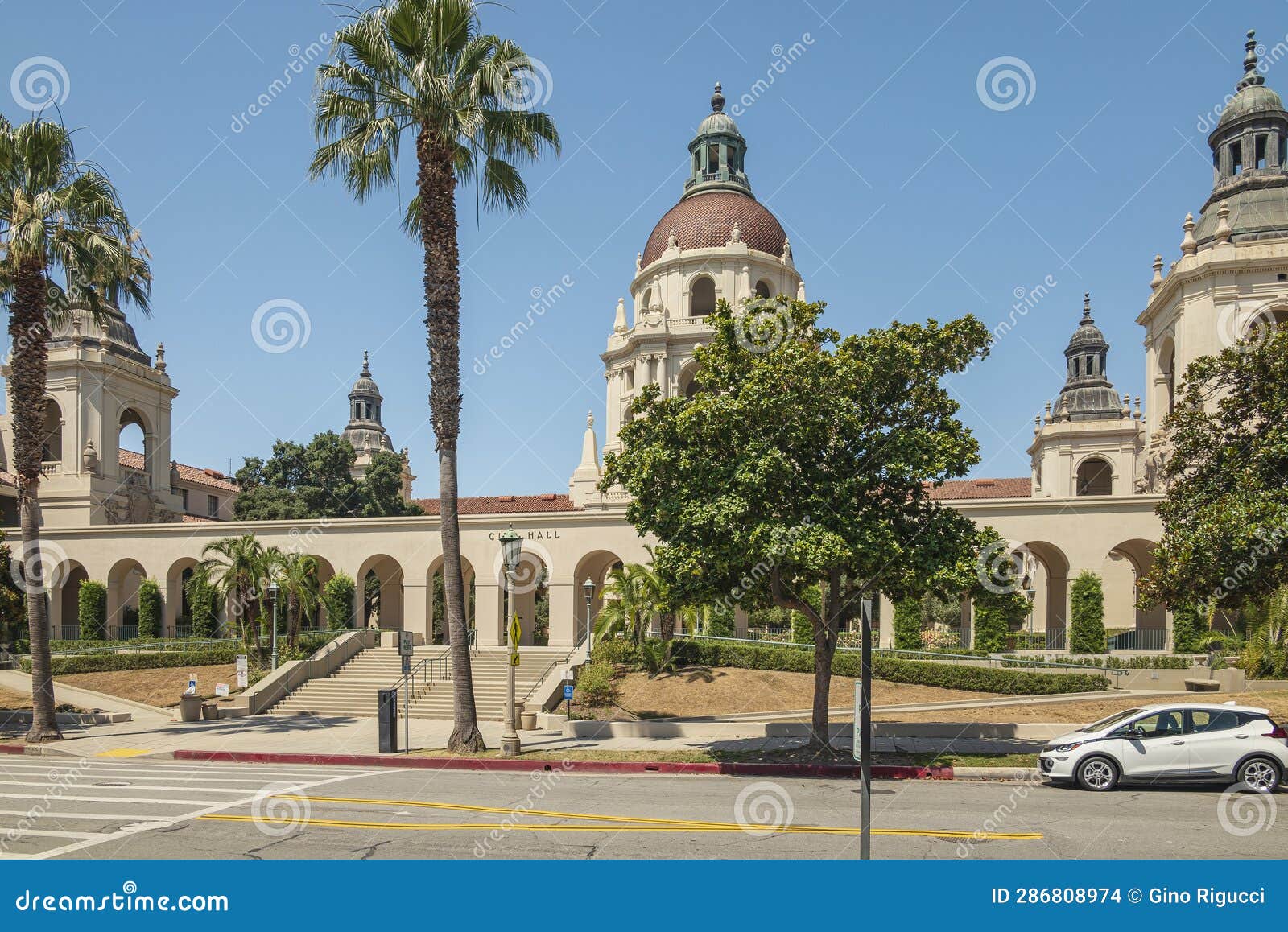 City Hall City of Pasadena California. Stock Photo - Image of ...