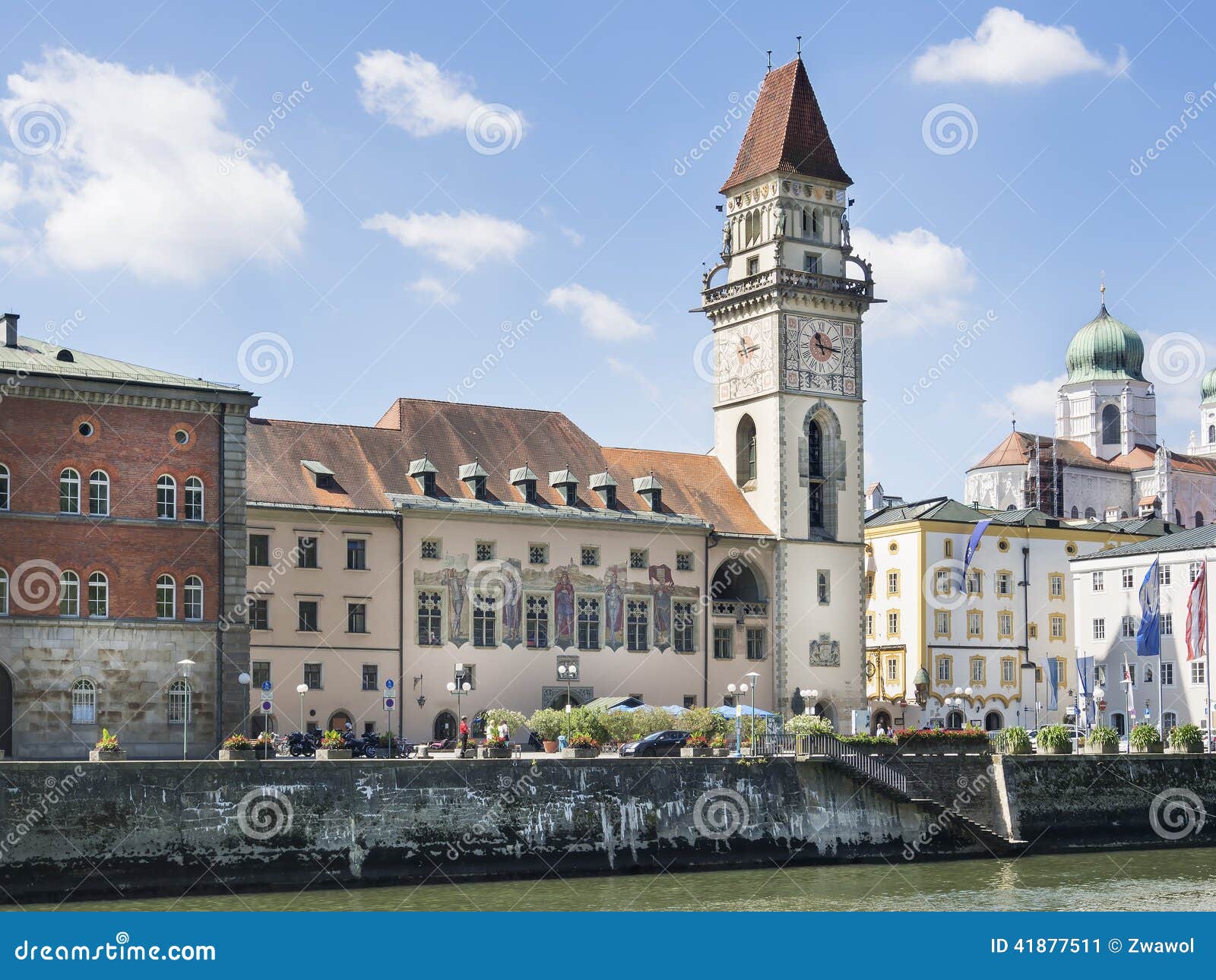 City Hall Passau stock image. Image of holiday, germany - 41877511
