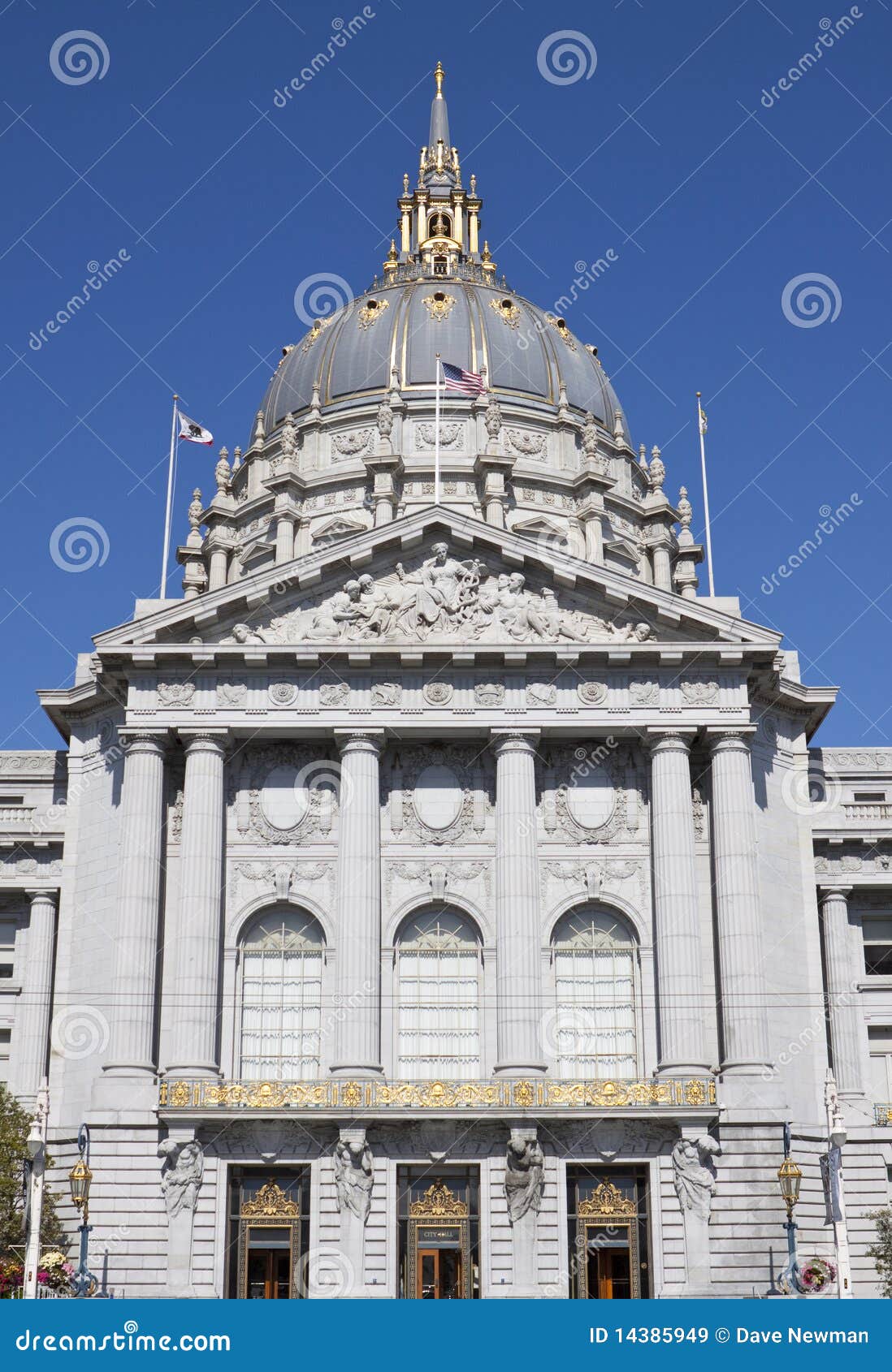 City Hall, San Francisco stock image. Image of norcal - 14385949