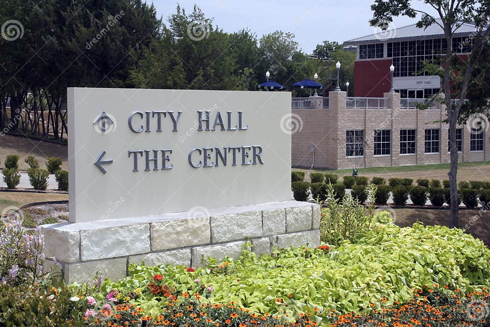City Hall Sign stock photo. Image of united, city, american - 1028624