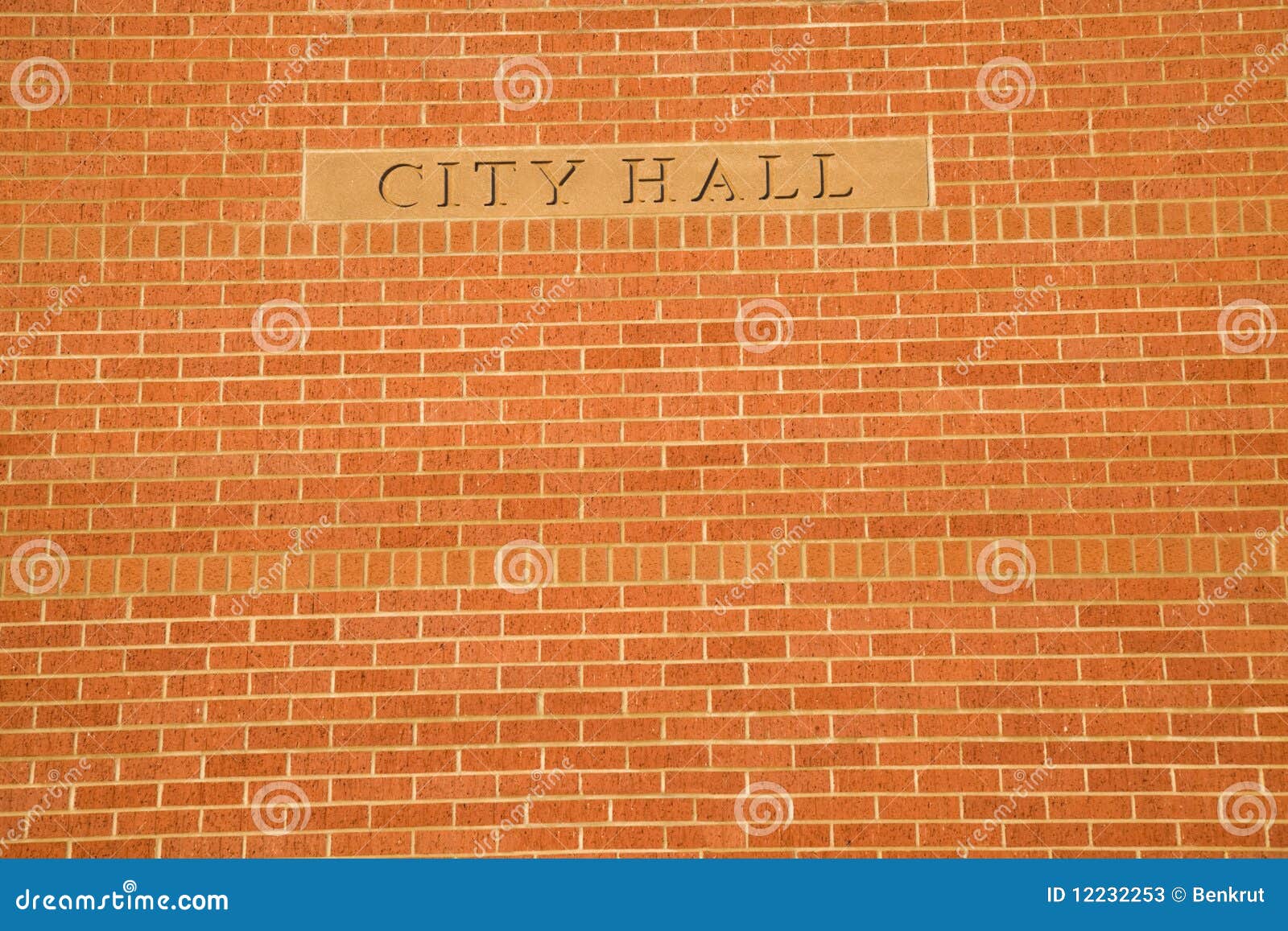 City Hall sign stock image. Image of town, city, hall - 12232253