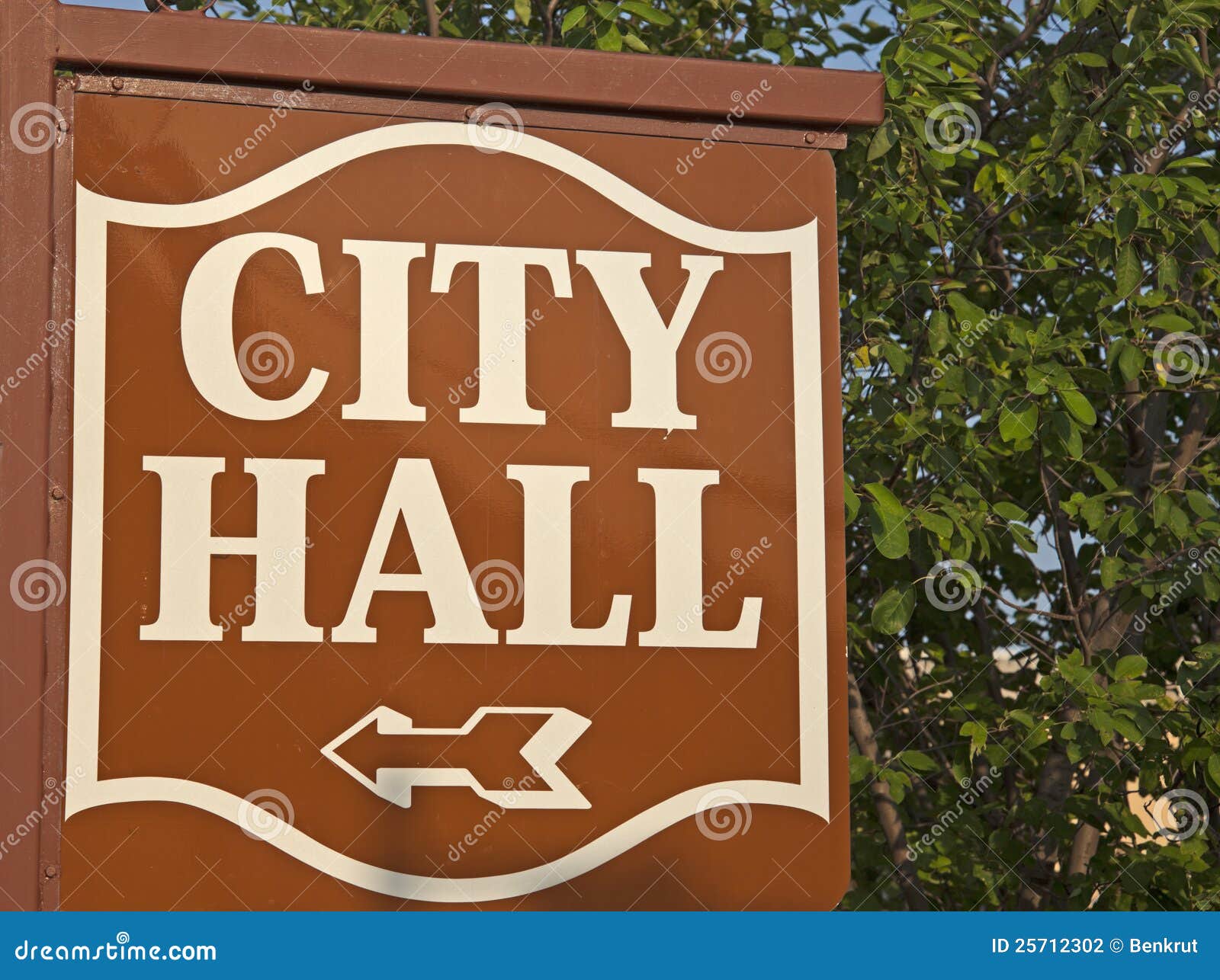City Hall Sign Royalty-Free Stock Image | CartoonDealer.com #25712302