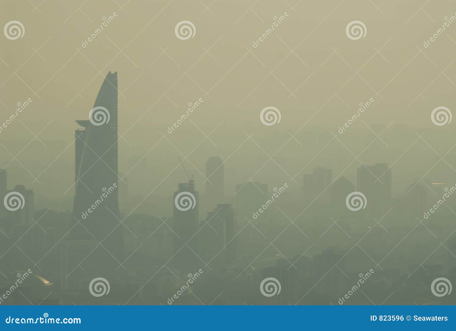 City Haze stock photo. Image of conurbation, modern, pollution - 823596
