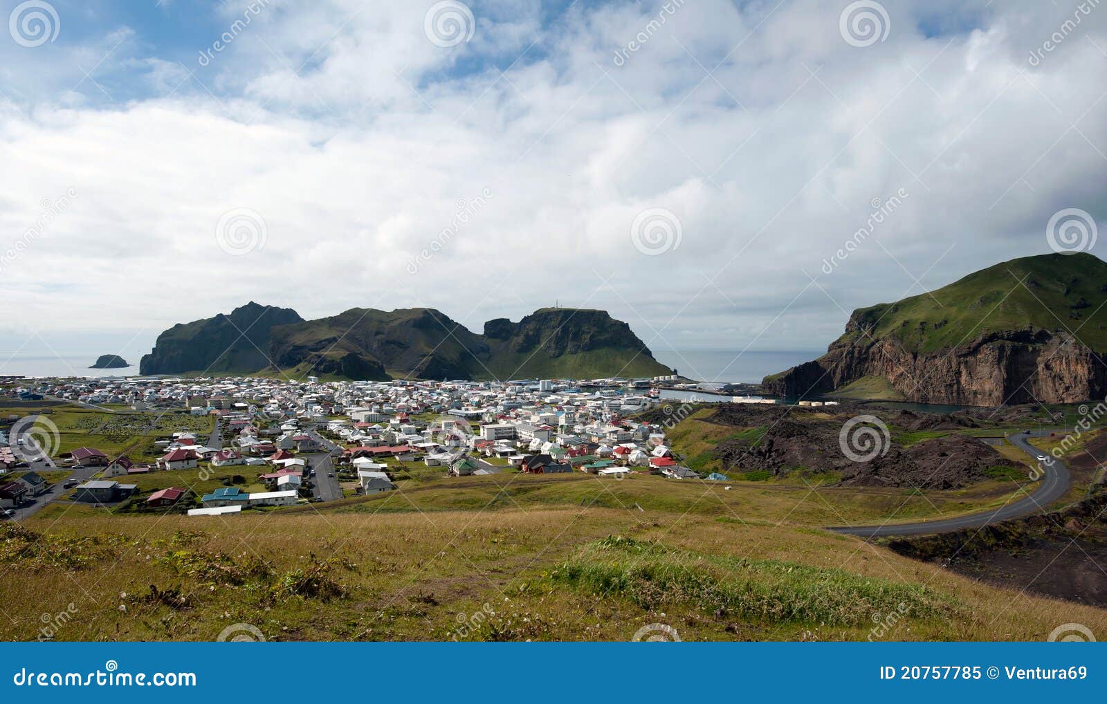 City At Heimaey Island, Iceland Royalty Free Stock Photo - Image: 20757785