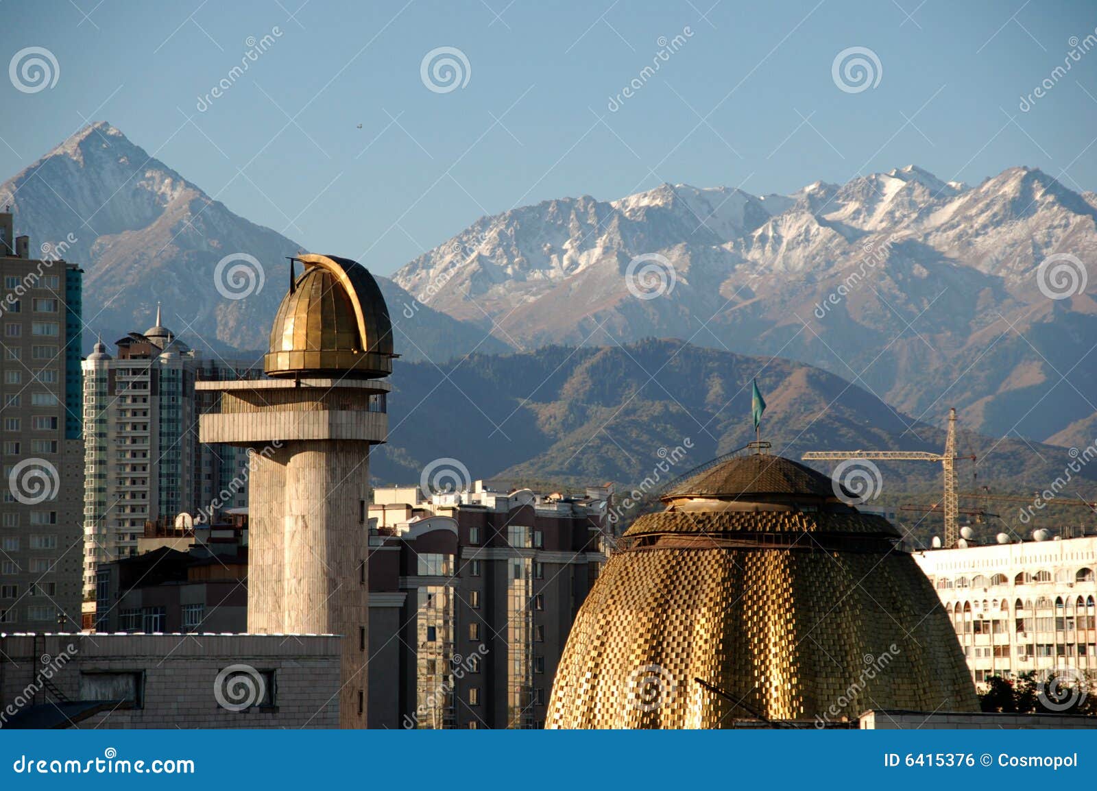 City and High Mountains Almaty Kazakhstan Stock Photo - Image of ...