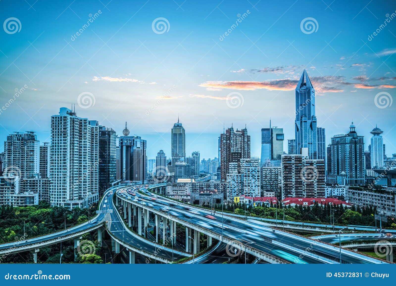 City highway overpass stock image. Image of infrastructure - 45372831