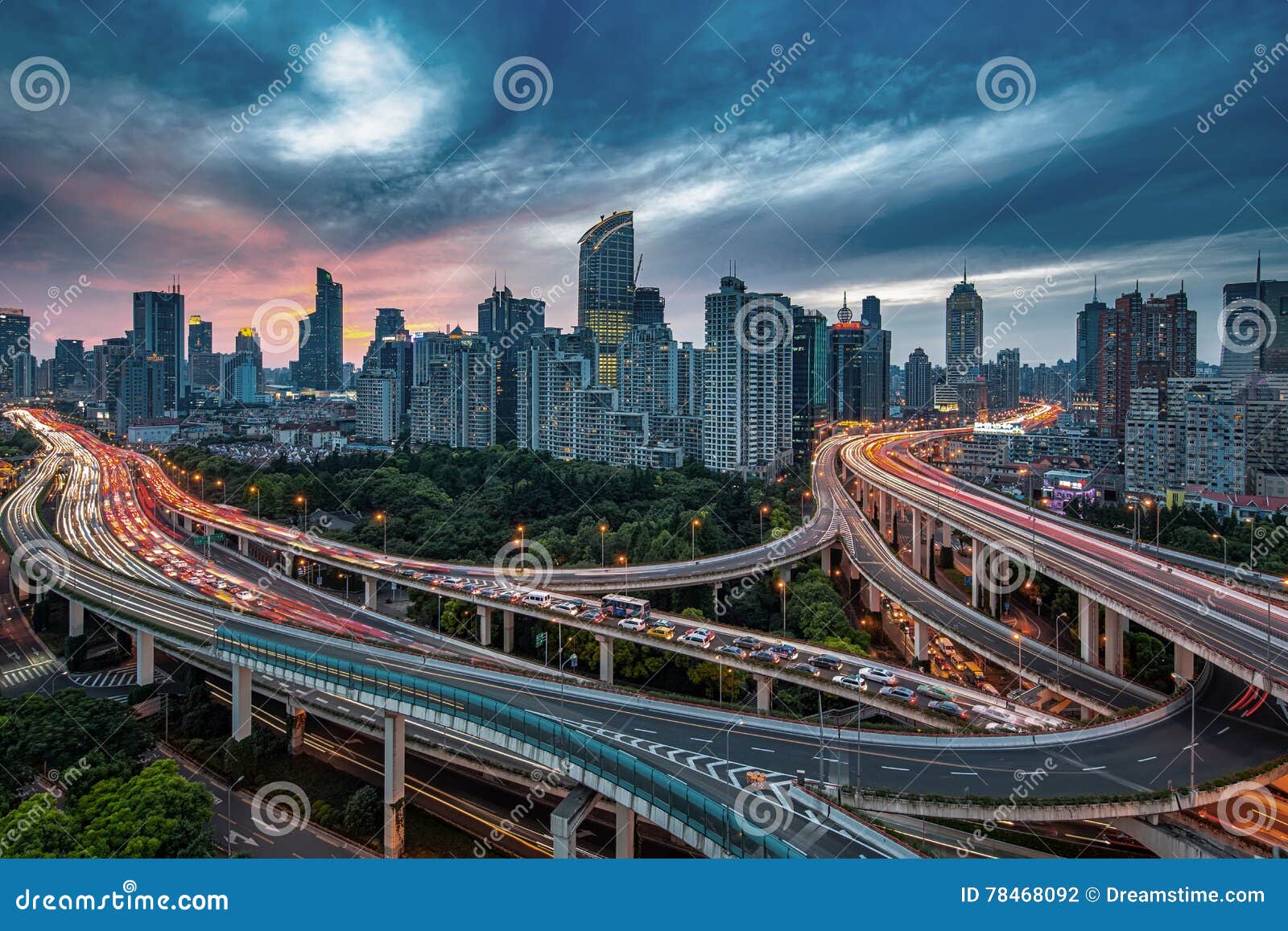 City highway editorial photography. Image of china, highway - 78468092