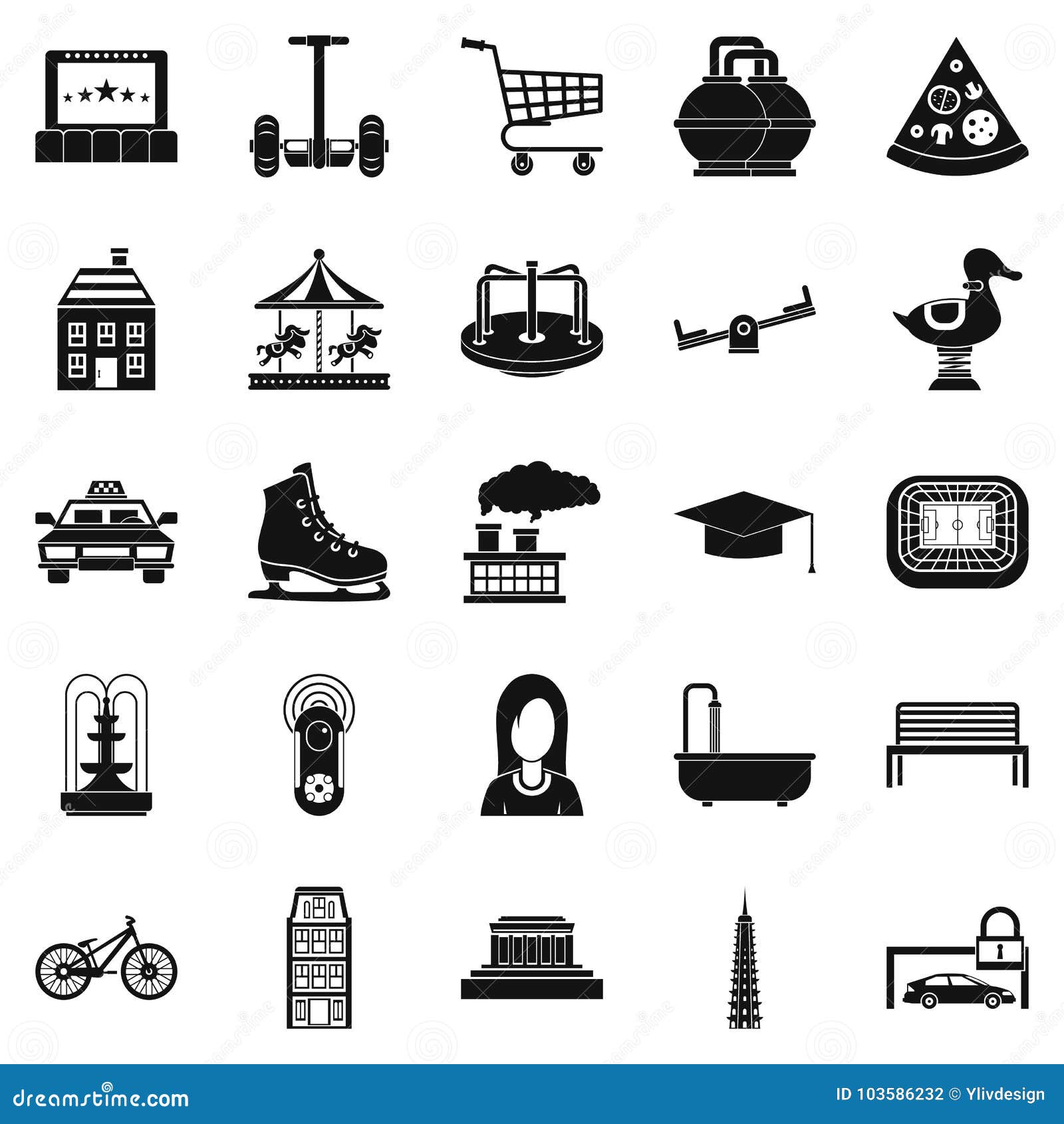 City Hobby Icons Set, Simple Style Stock Vector - Illustration of ... City Hobby Icons Set, Simple Style Stock Vector - Illustration of ...