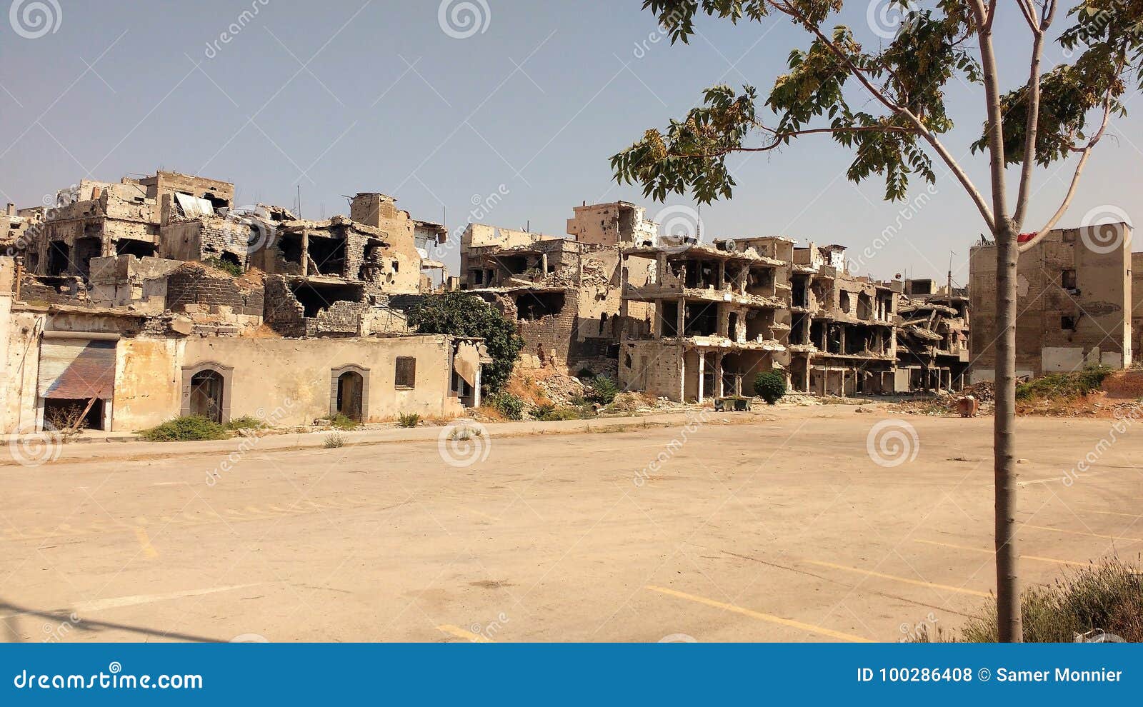 City of homs after war editorial stock photo. Image of middle - 100286408