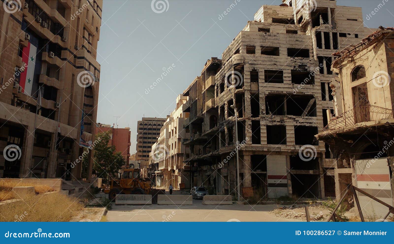 City of homs after war editorial photography. Image of country - 100286527
