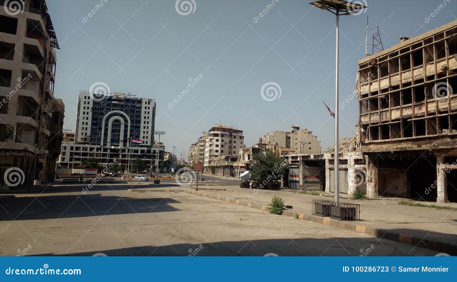 City of homs after war editorial stock photo. Image of country - 100286723