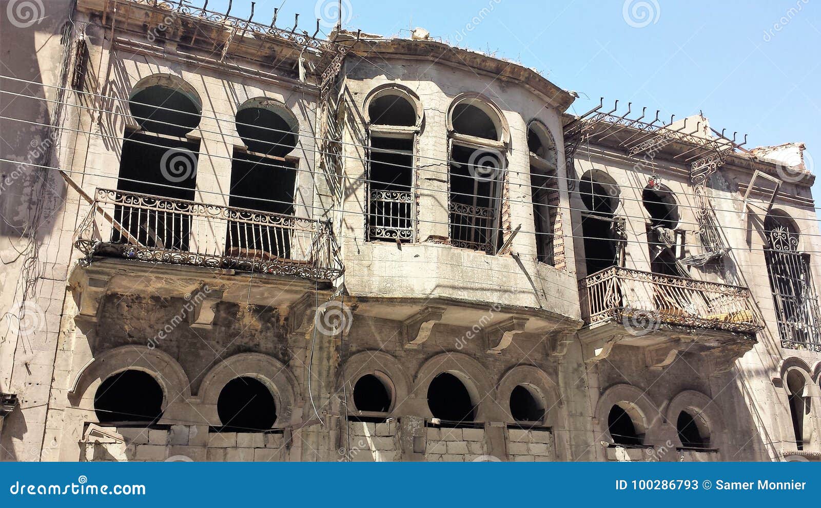 City of homs after war editorial stock photo. Image of country - 100286793