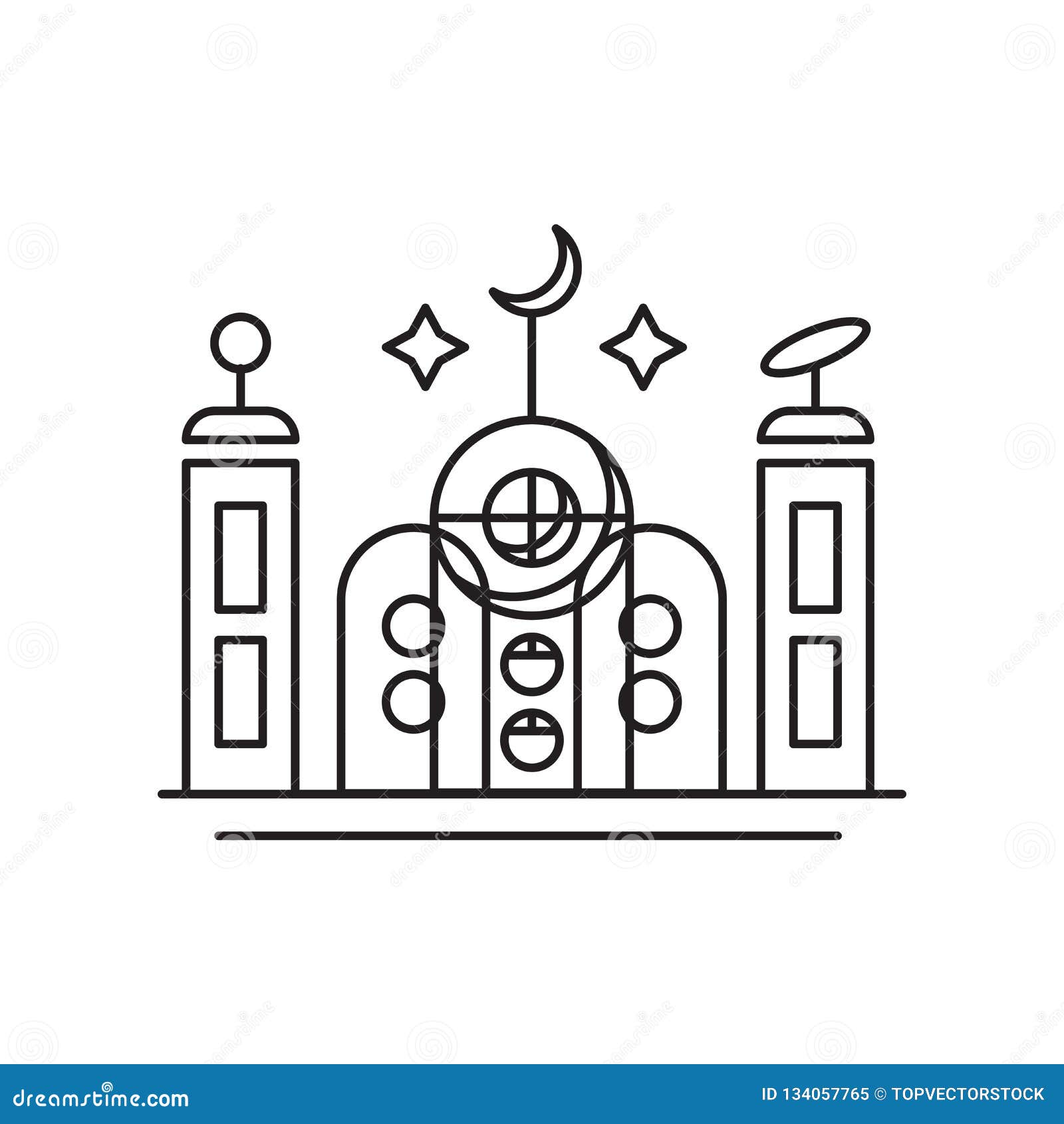 City Icon Vector Isolated on White Background, City Sign Stock Vector ...