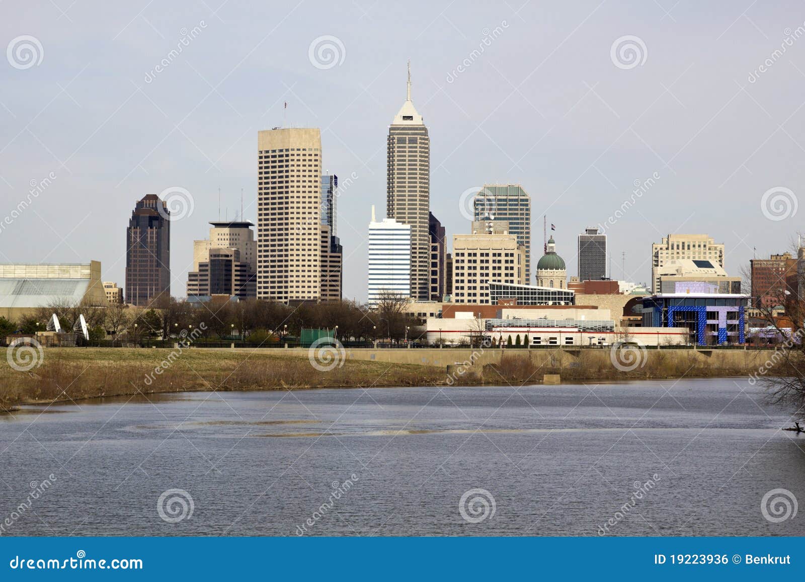 City of Indianapolis stock photo. Image of downtown, distant - 19223936