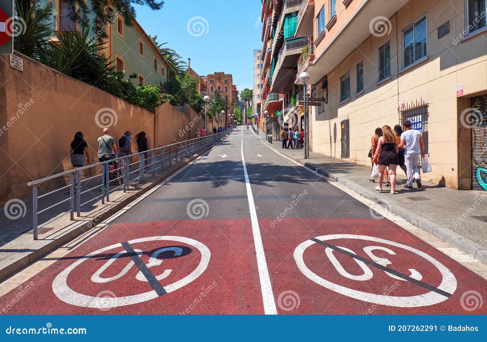 City Infrastructure. Barcelona, Spain Editorial Photo - Image of street ...