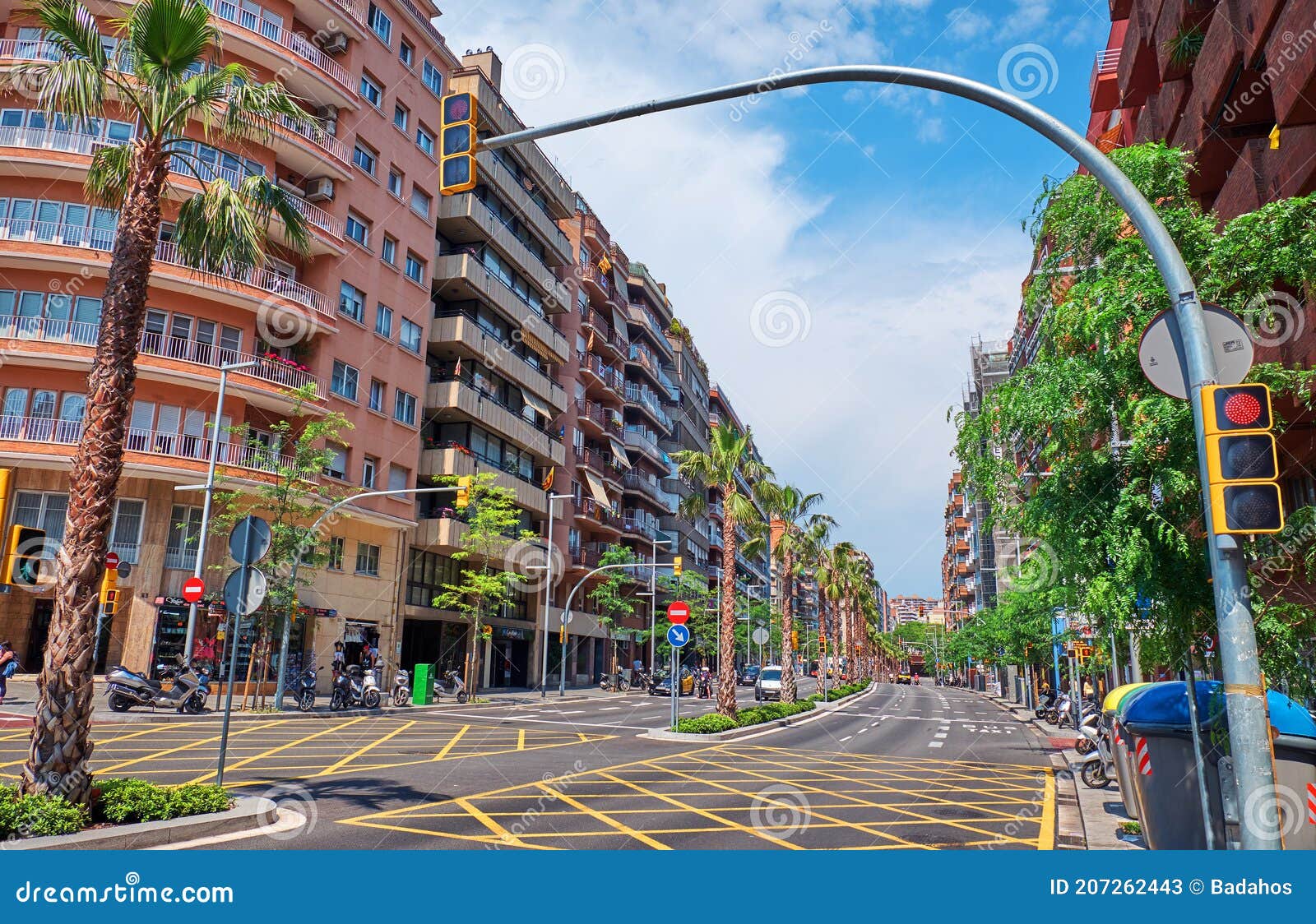 City Infrastructure. Barcelona, Spain Editorial Stock Photo - Image of ...