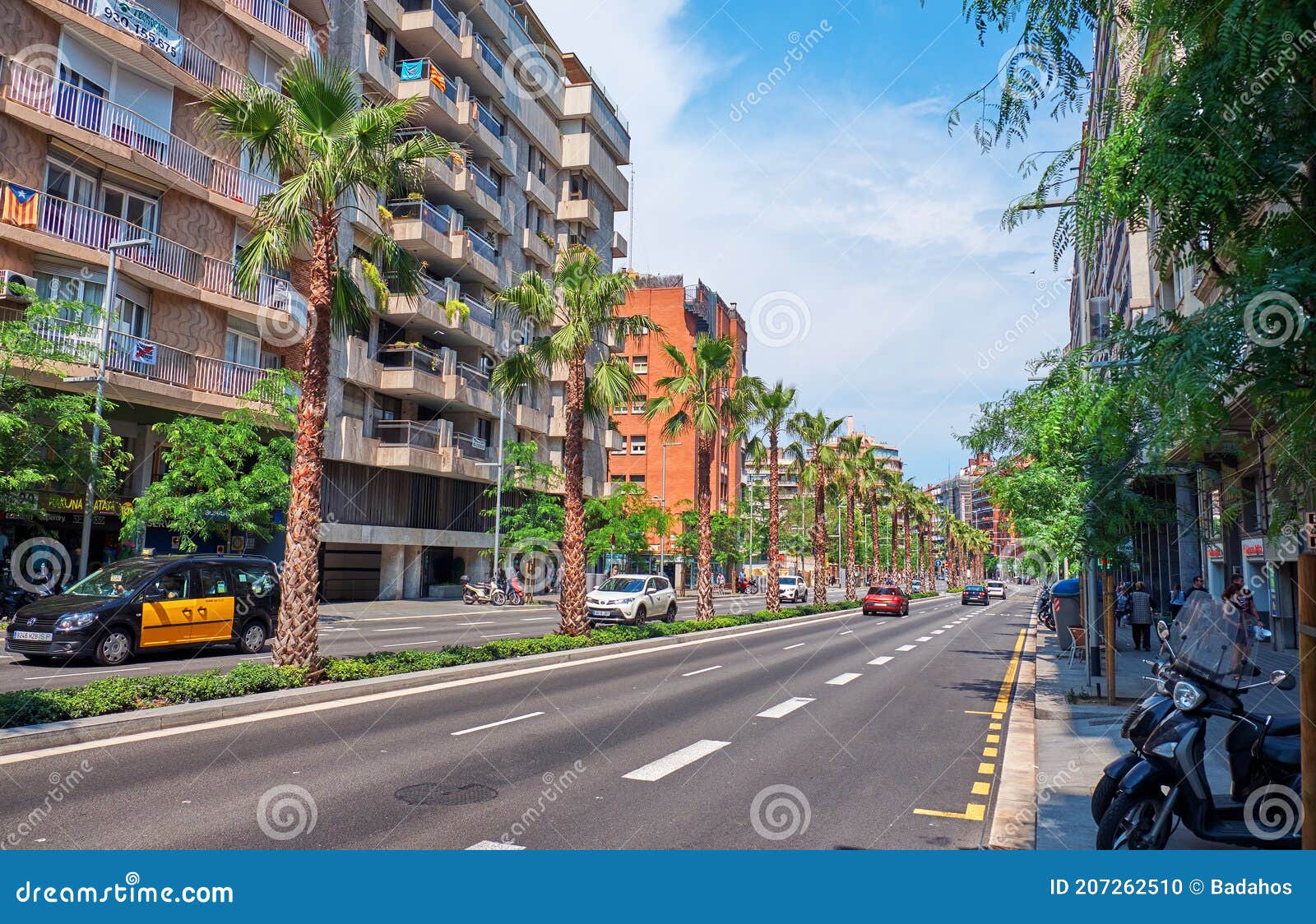 City Infrastructure. Barcelona, Spain Editorial Image - Image of ...