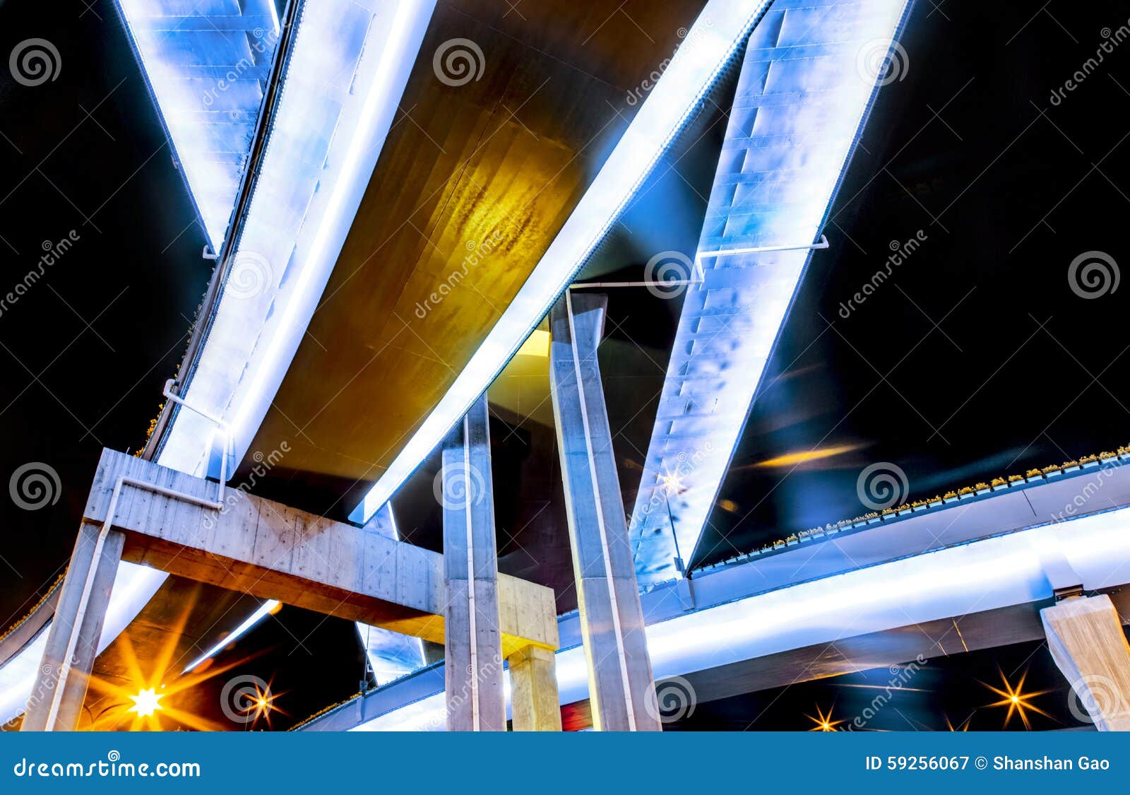 City Interchange stock image. Image of city, traffic - 59256067