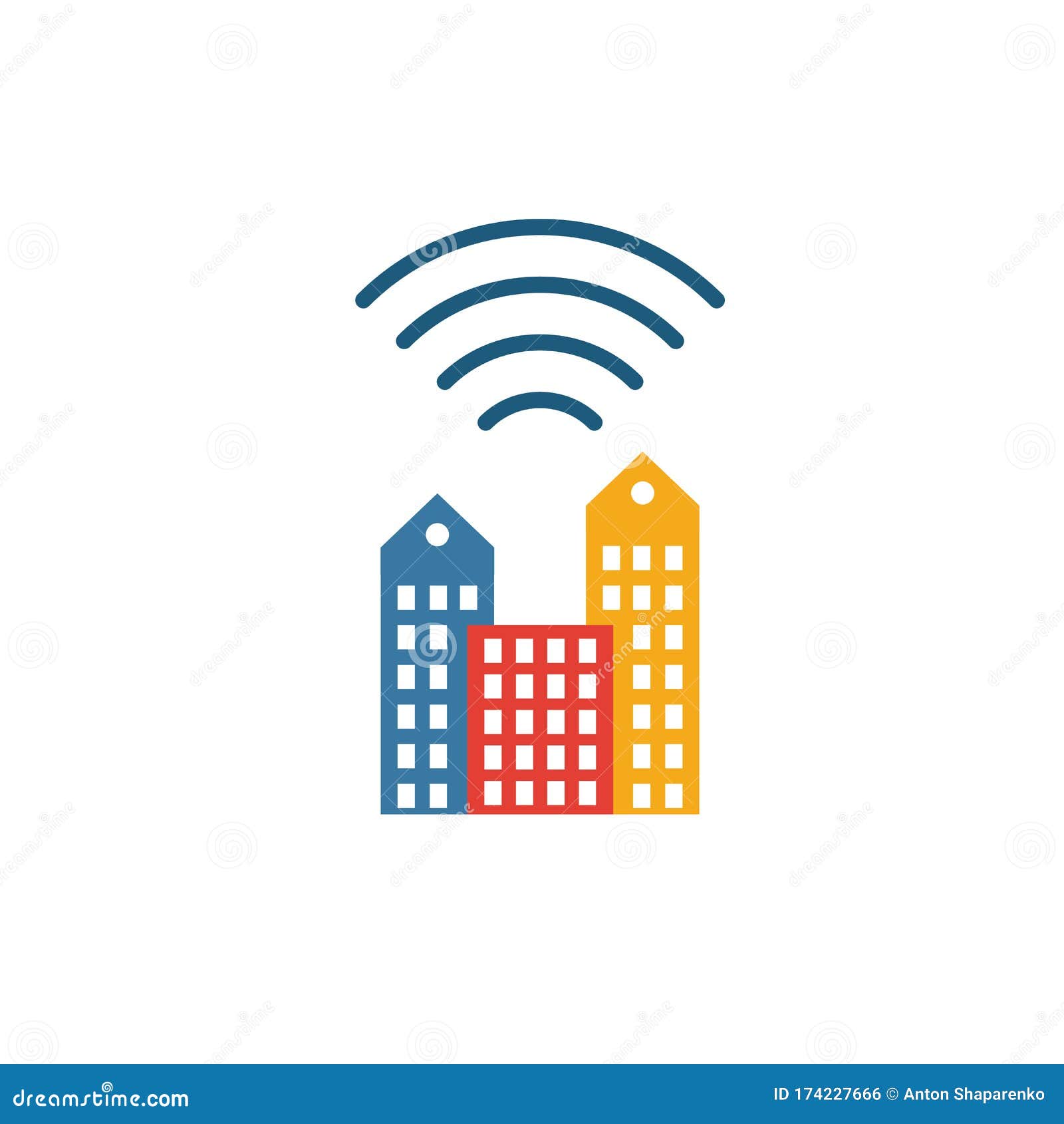 City Internet Icon. Simple Element from Icons Collection Stock ...