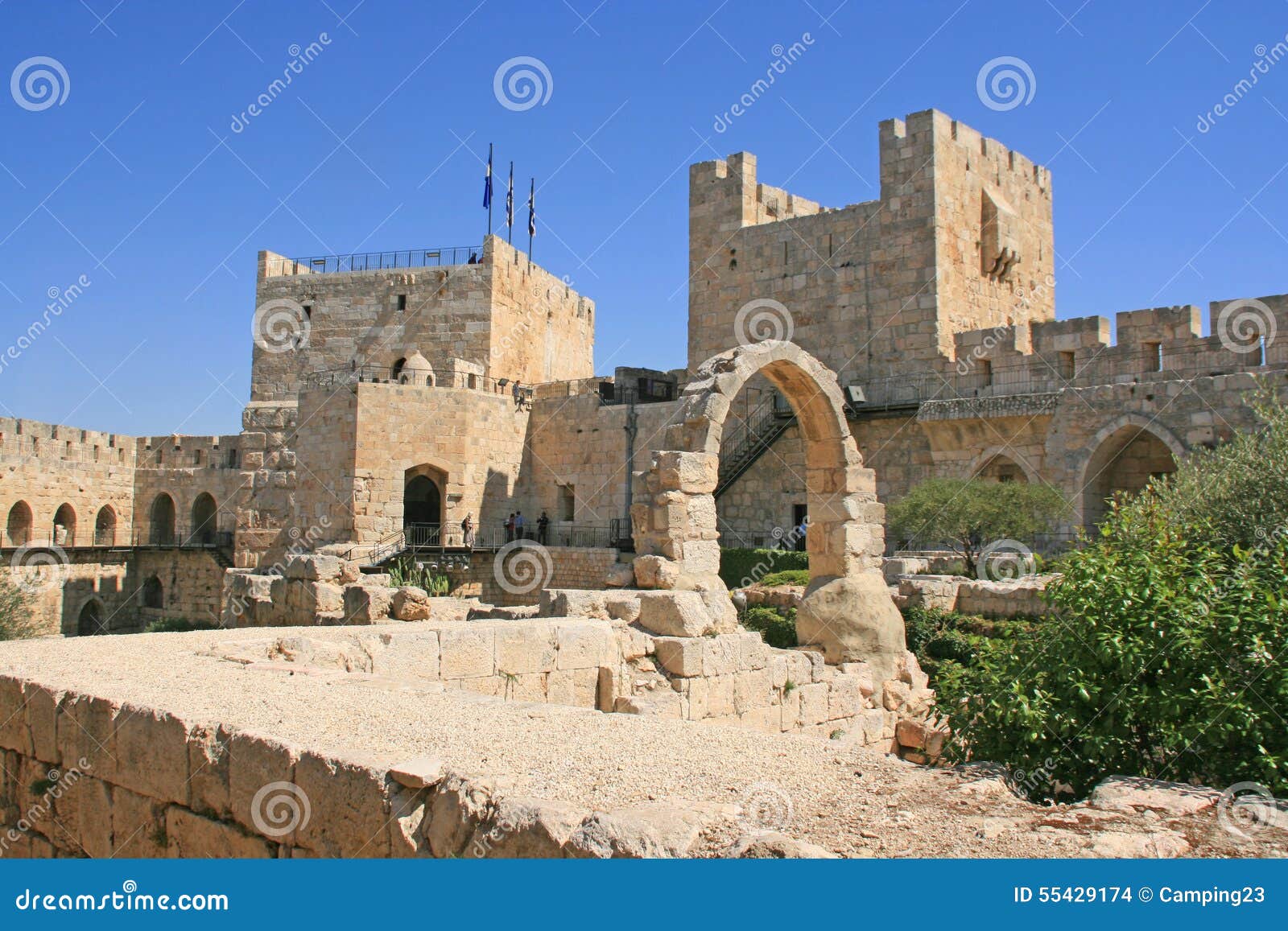 City of the King David, Jerusalem, Israel. Stock Photo - Image of land ...