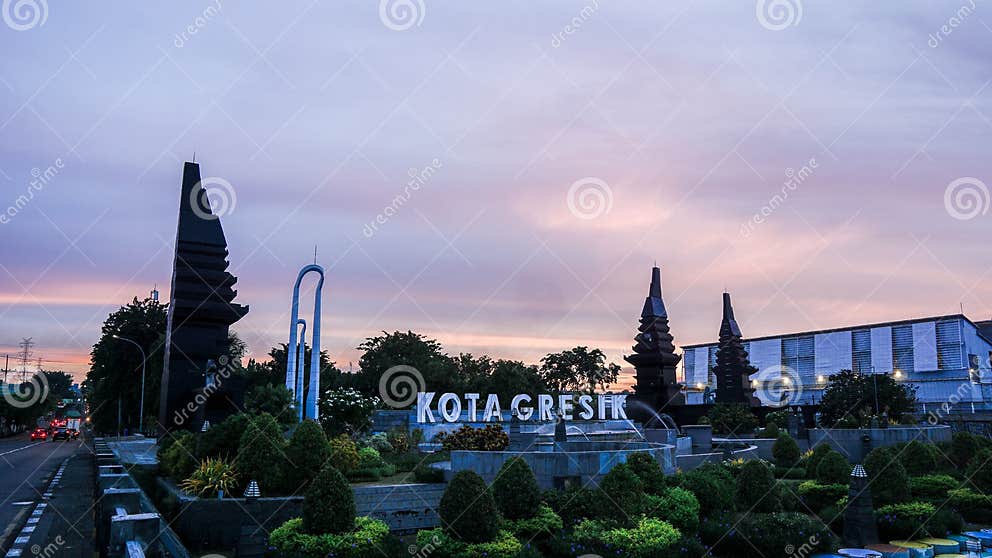 City Landmarks of Gresik East Java Indonesia Stock Image - Image of ...