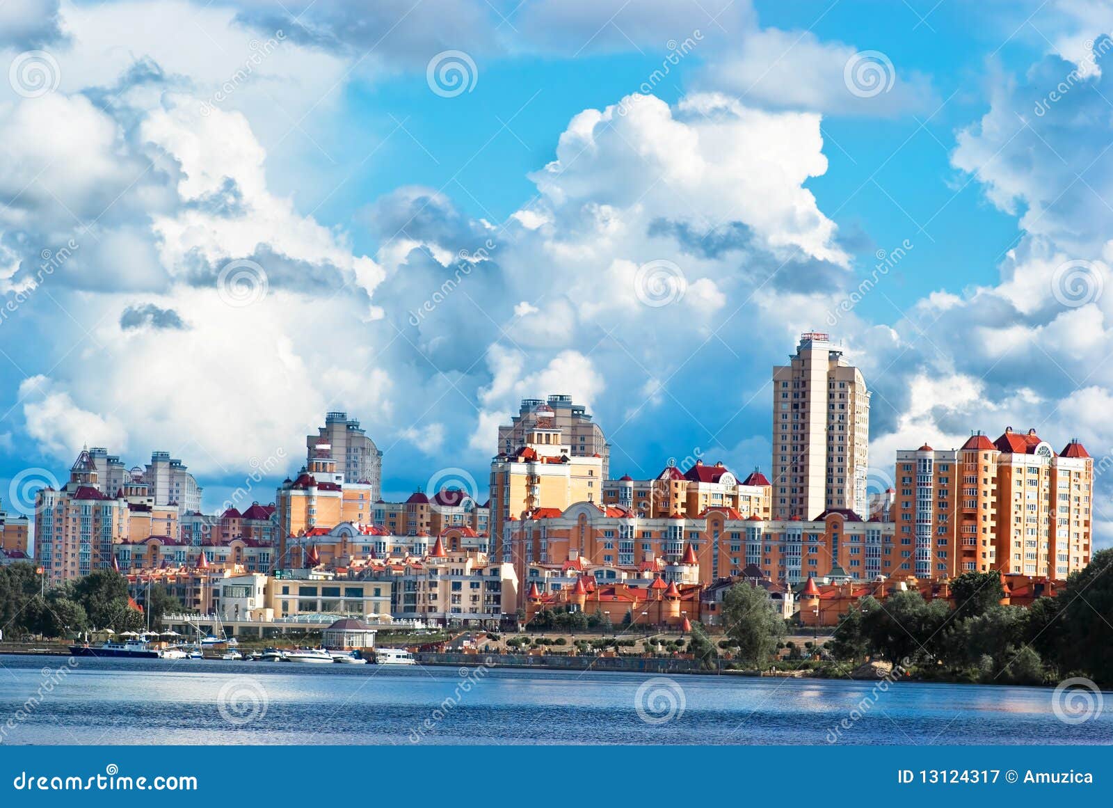 City landscape stock image. Image of prospects, nature - 13124317