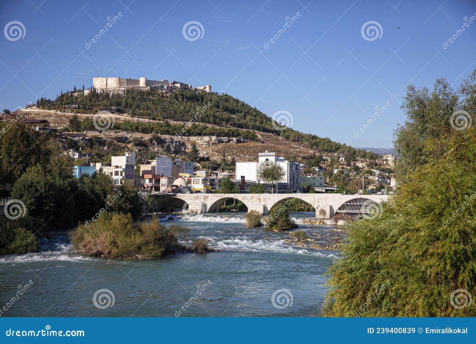 City Landscape View from Silifke Castle, Silifke - Mersin Editorial ...