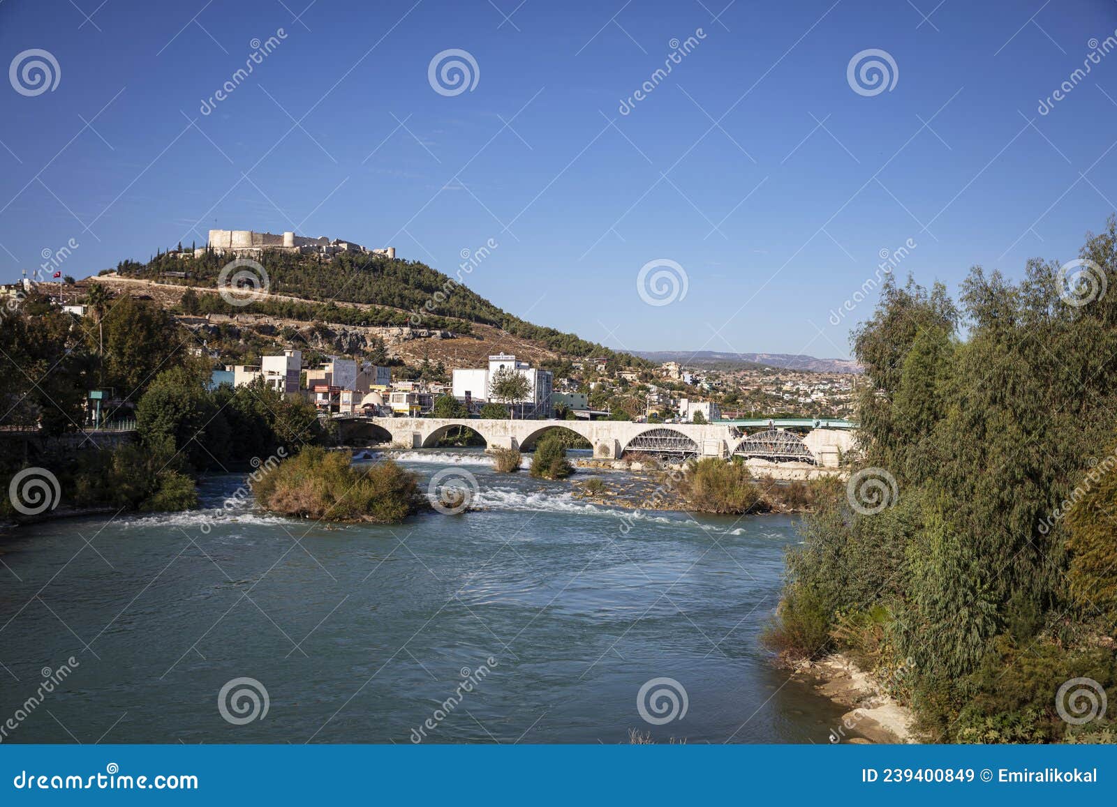 City Landscape View from Silifke Castle, Silifke - Mersin Editorial ...