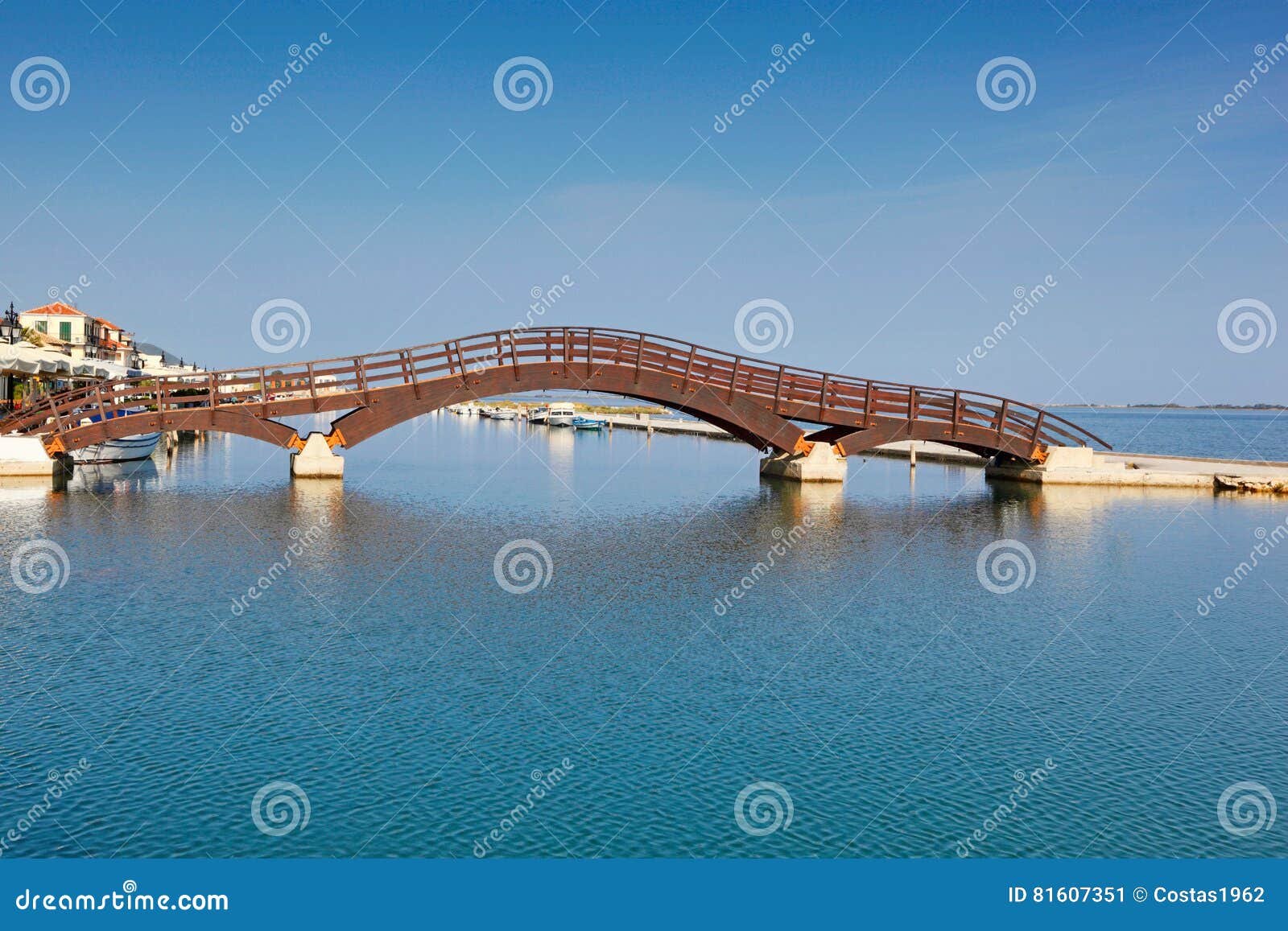 The City of Lefkada, Greece Stock Image - Image of clear, beautiful ...